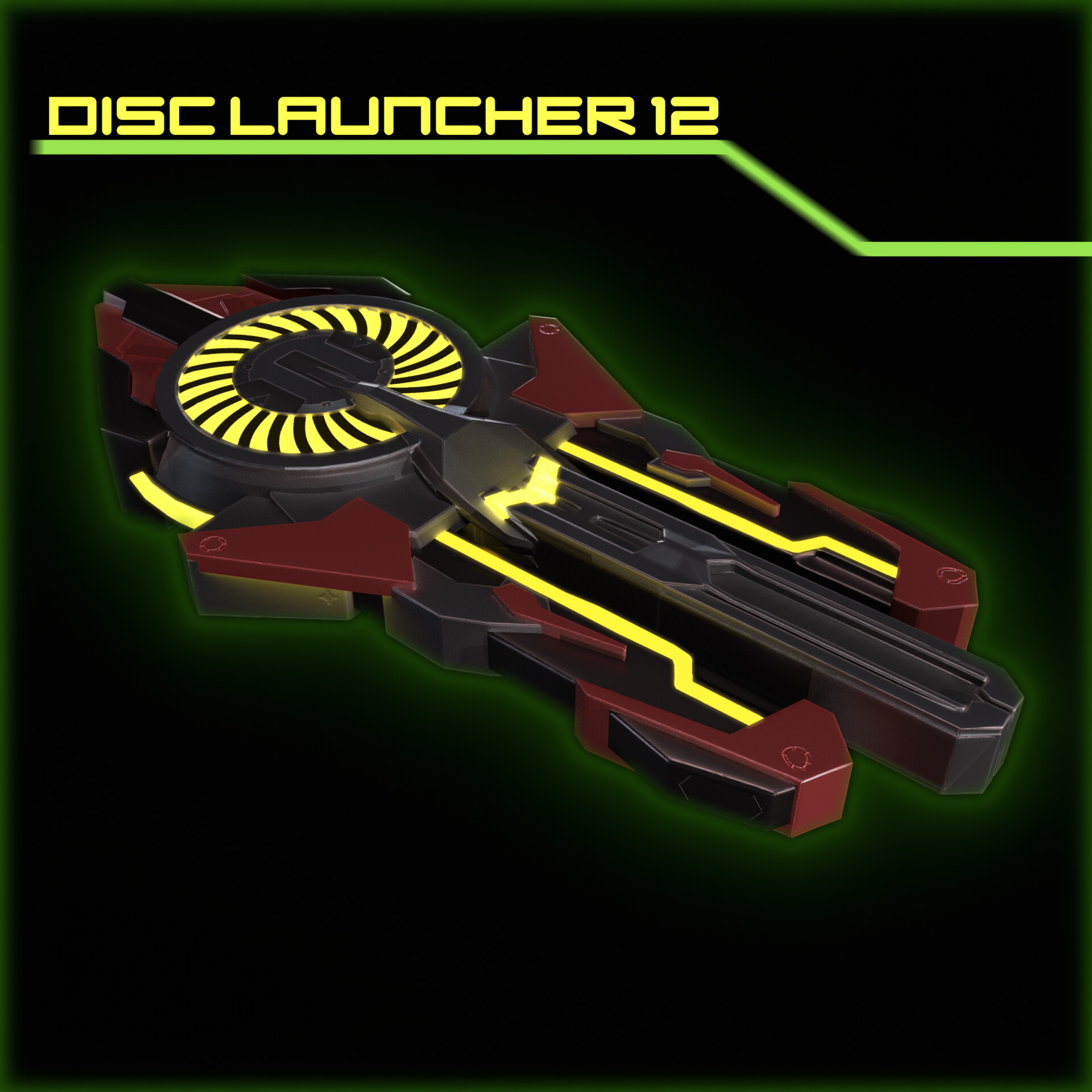 ArtStation - Disc launcher 12 (Mech Arena Fan art)