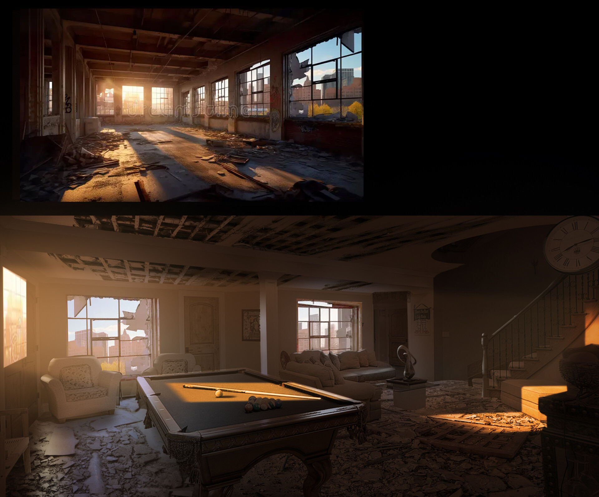 ArtStation - Interior Mood Explorations