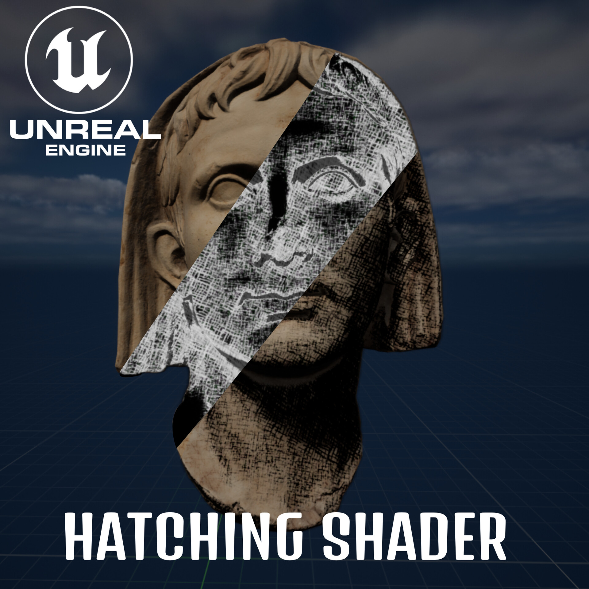 ArtStation - Hatching Shader - UE5