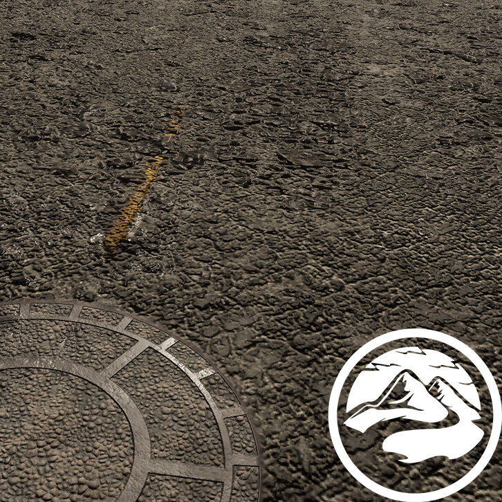 ArtStation - Road Decals Pack