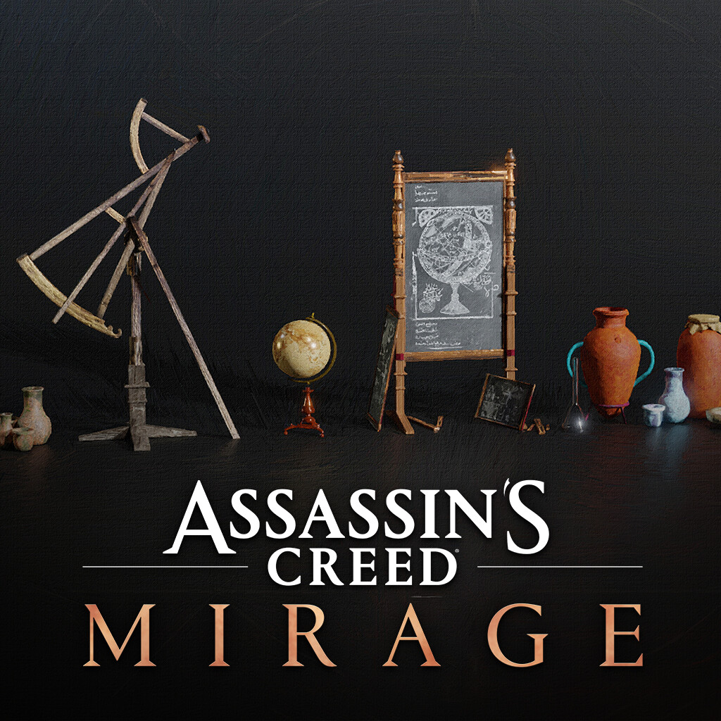 ArtStation - Assassin's Creed Mirage - Ahmad's Room Props