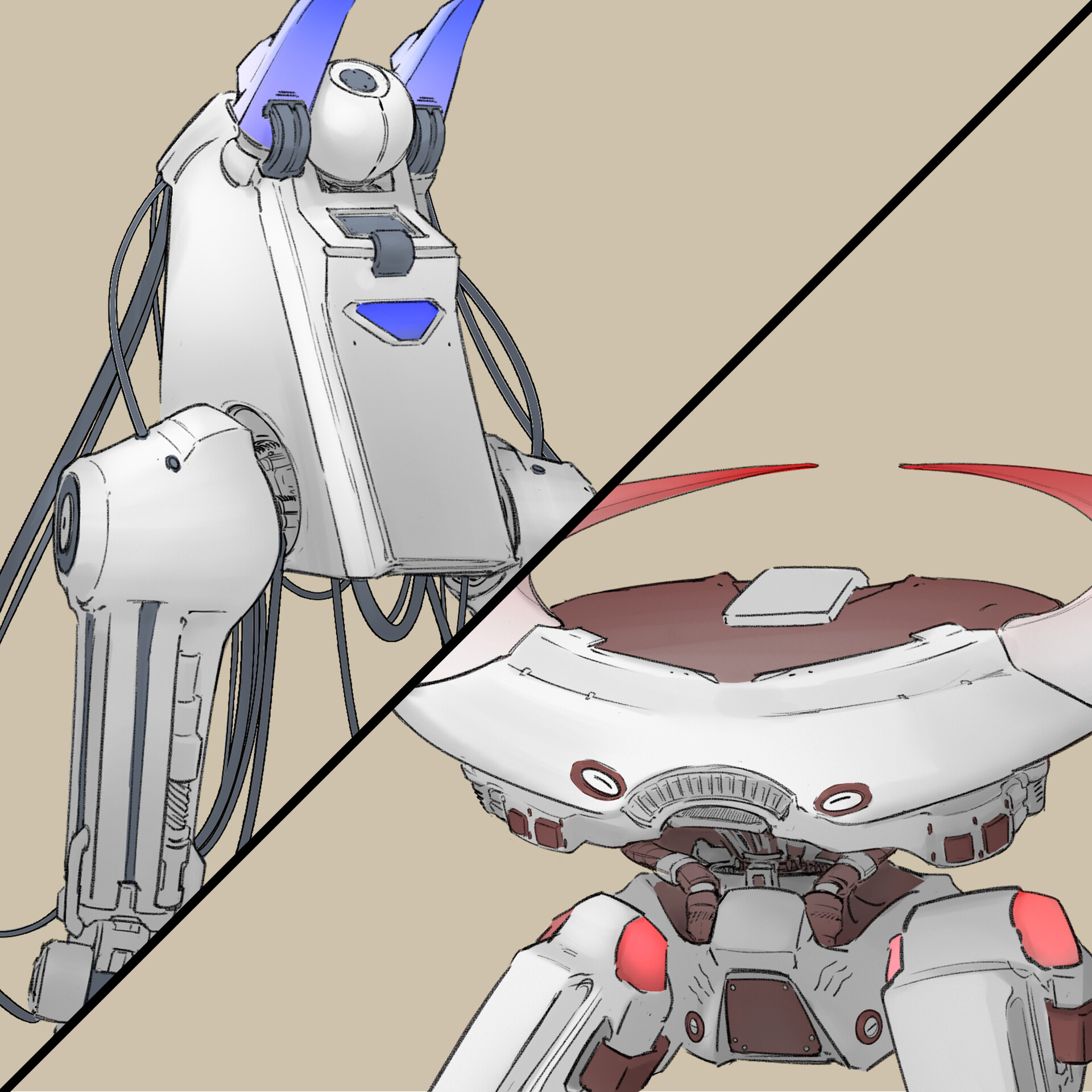 ArtStation - OX-HEAD & HORSE-FACE