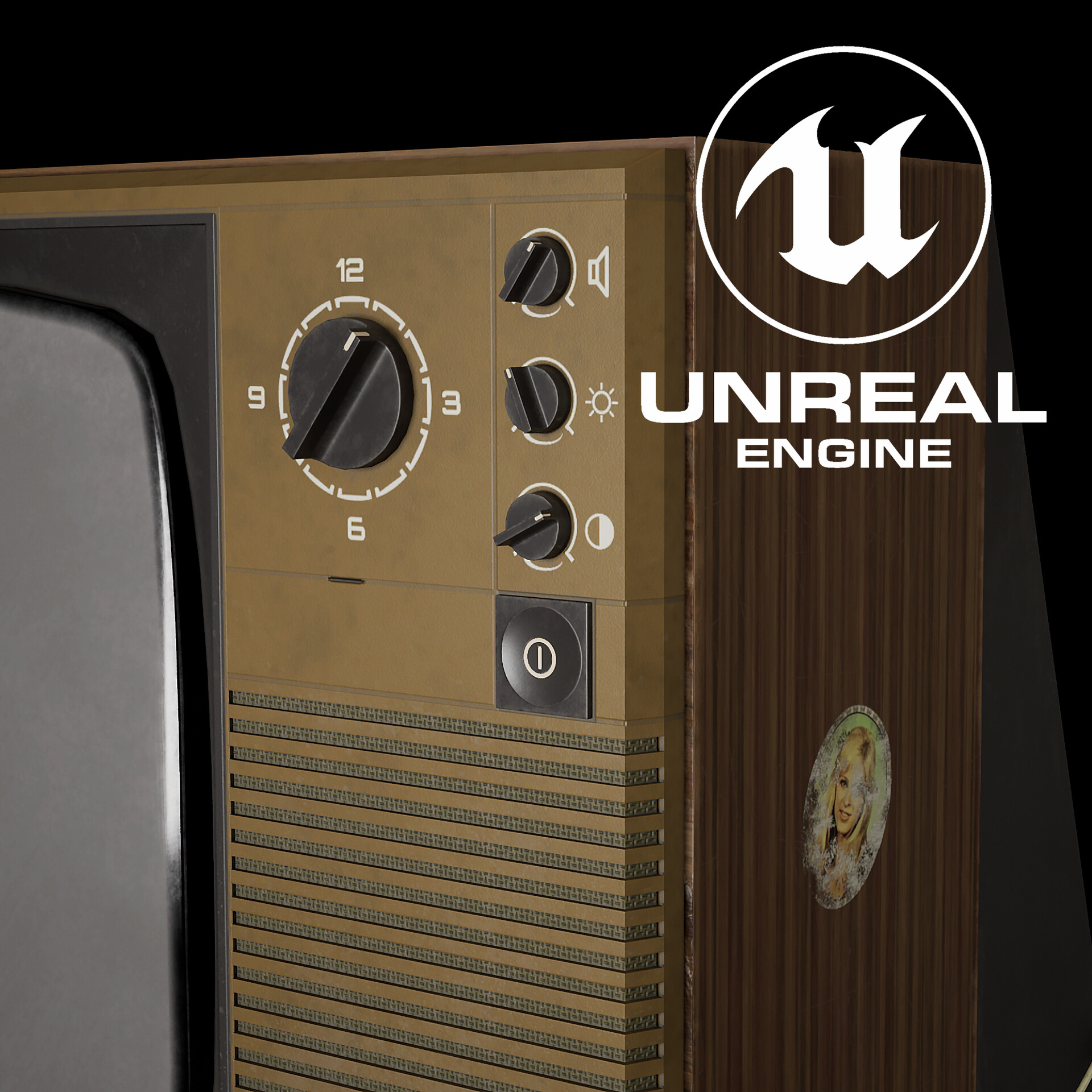 ArtStation - Vintage TV