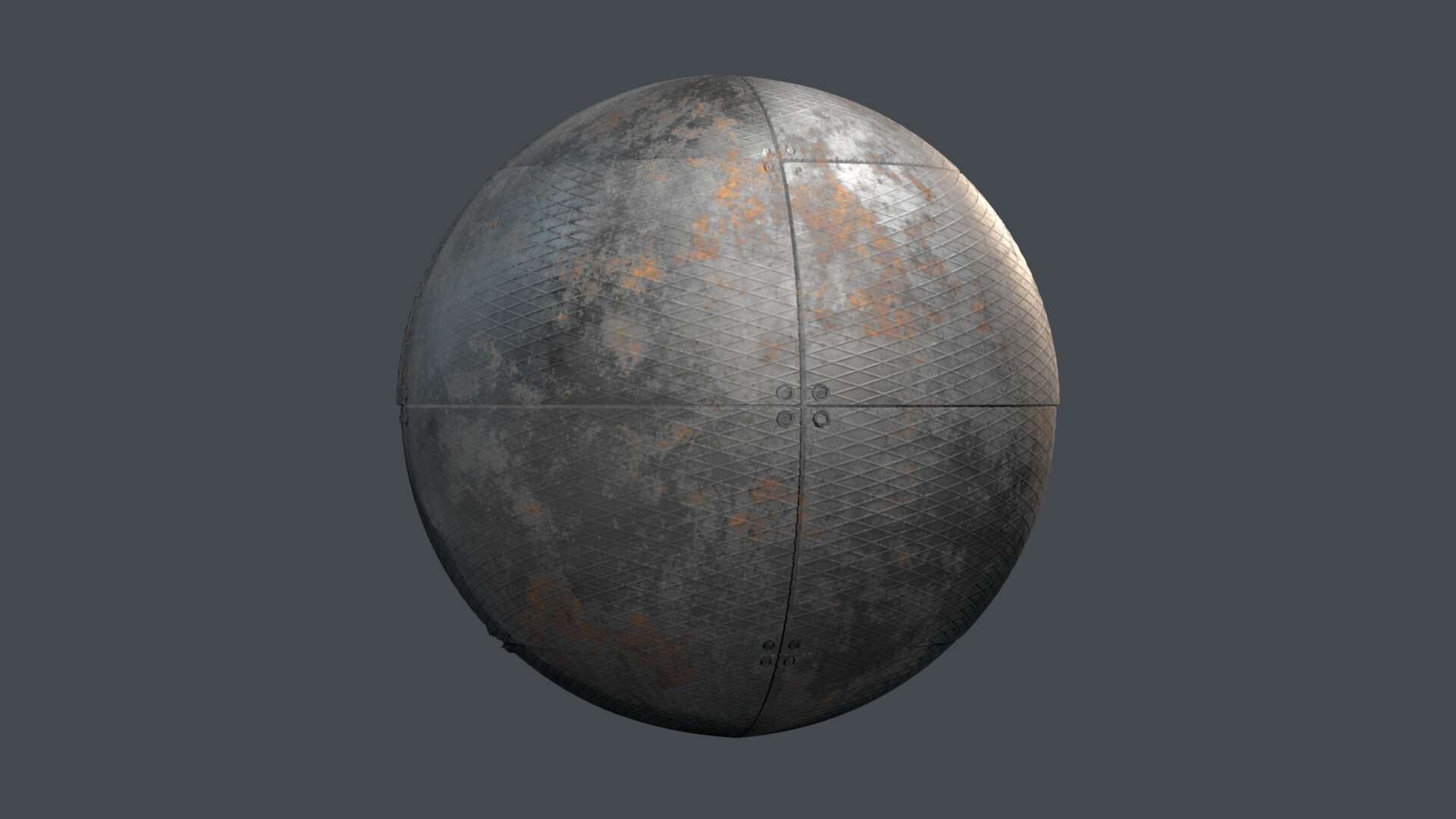 ArtStation - Material: Rusted Metal Floor