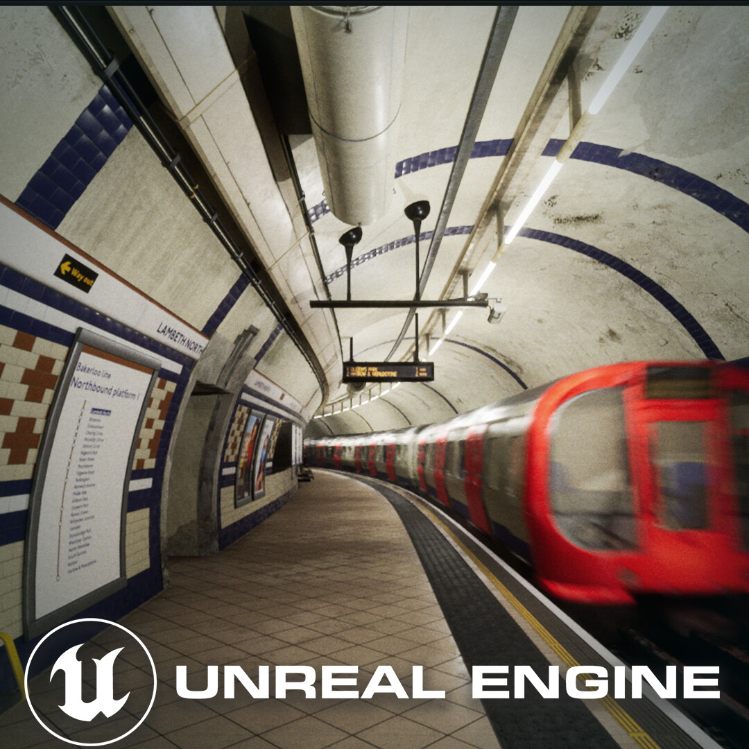 ArtStation - London Underground Station - Unreal Engine 5