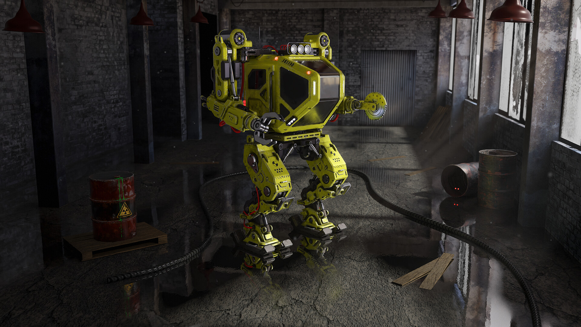 ArtStation - Construction Robot CR-01