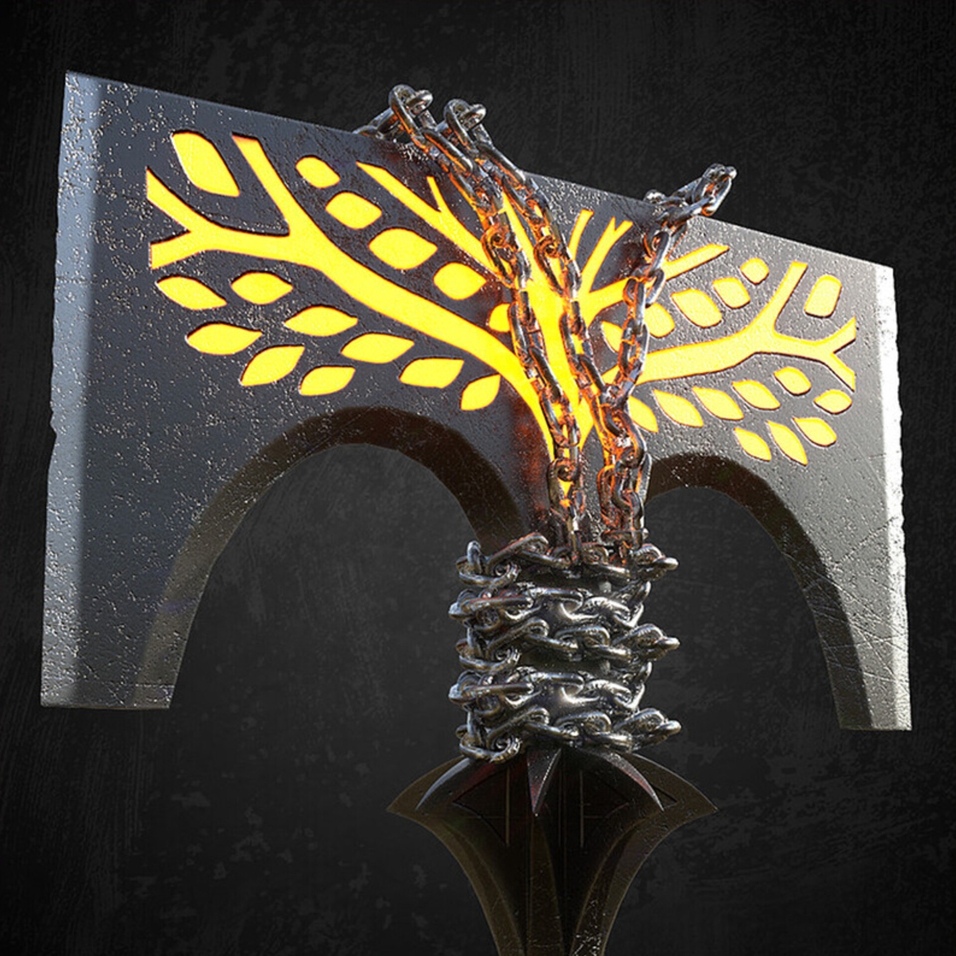 ArtStation - Iron Battle Axe