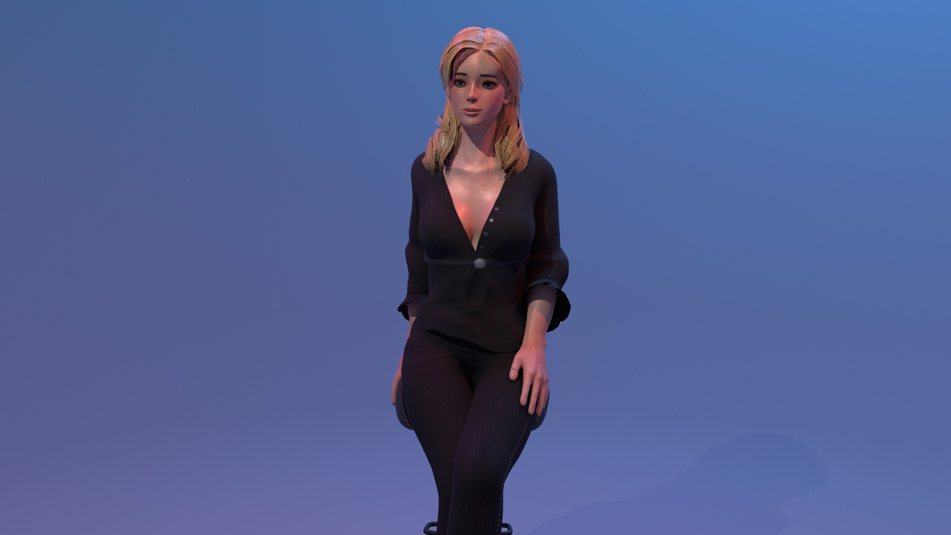 ArtStation - Blonde girl