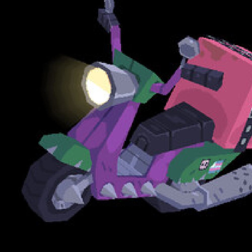 ArtStation - Poltergeist Pizza - Delivery Scooter!