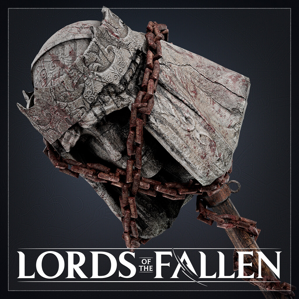 ArtStation - Lords of the Fallen - Queen's Head Hammer