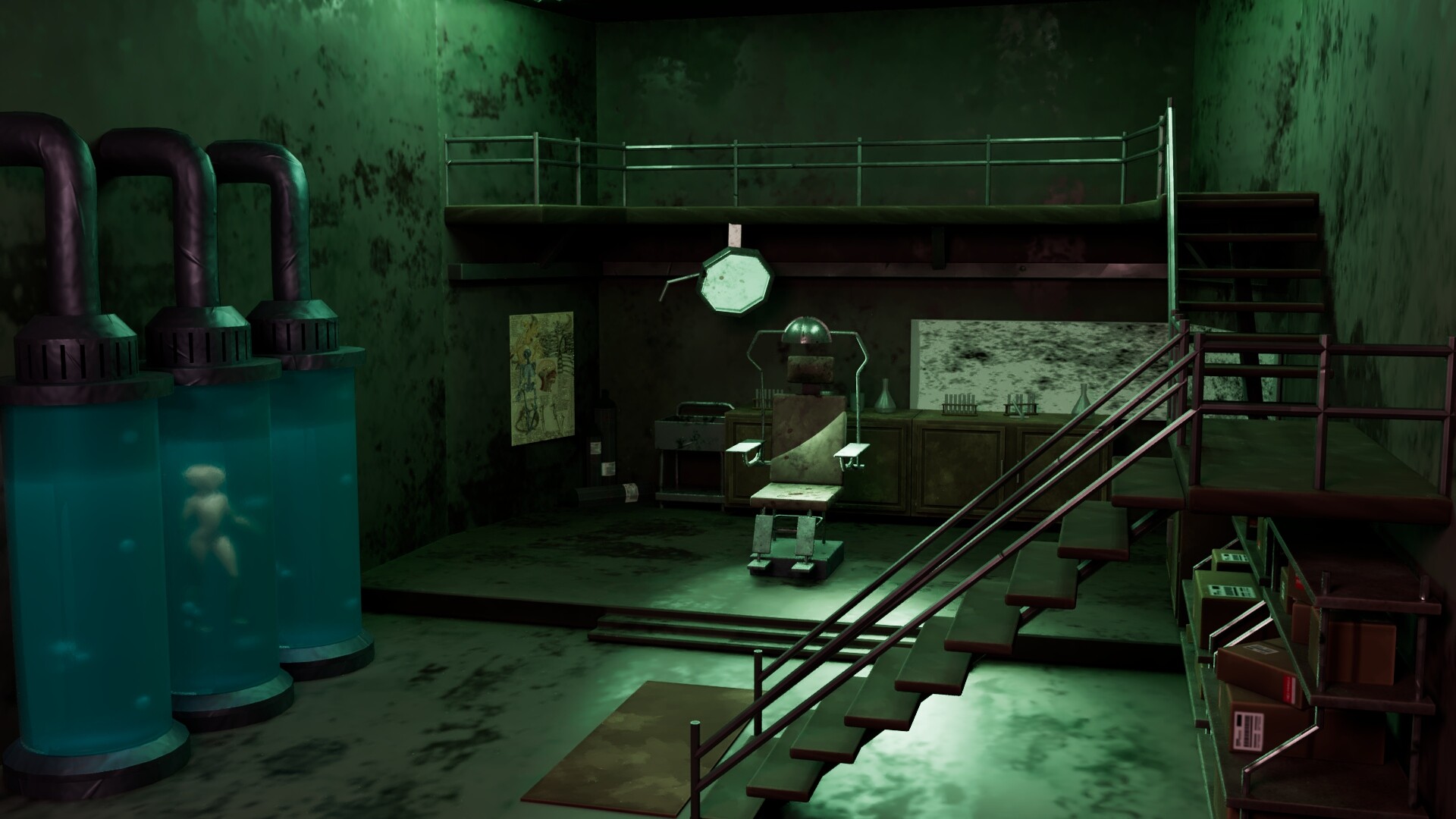 ArtStation - Mutant Human Torture and Experiment Lab