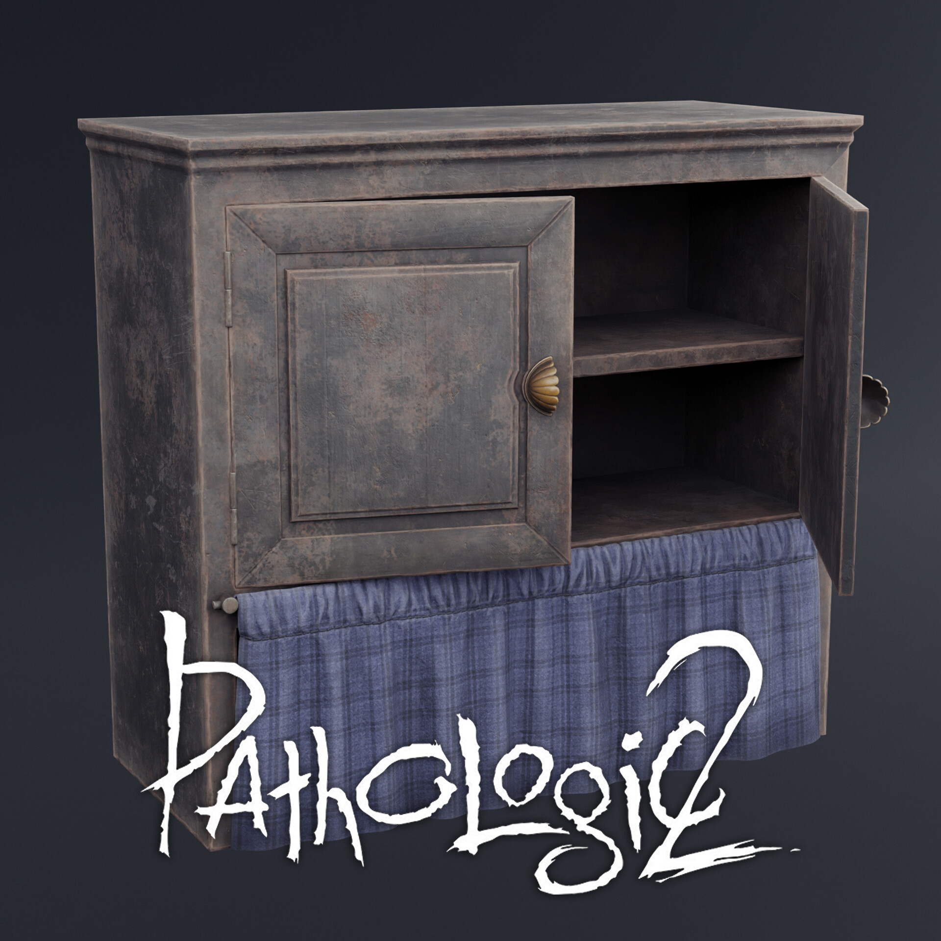 ArtStation - Retro Style Cupboard - gameready model for the Pathologic ...