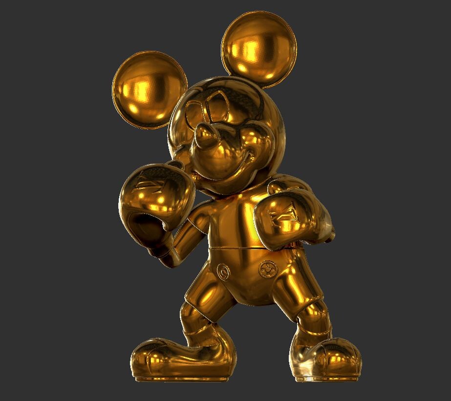 ArtStation - Custom Mickey Mouse in Boxing Gloves