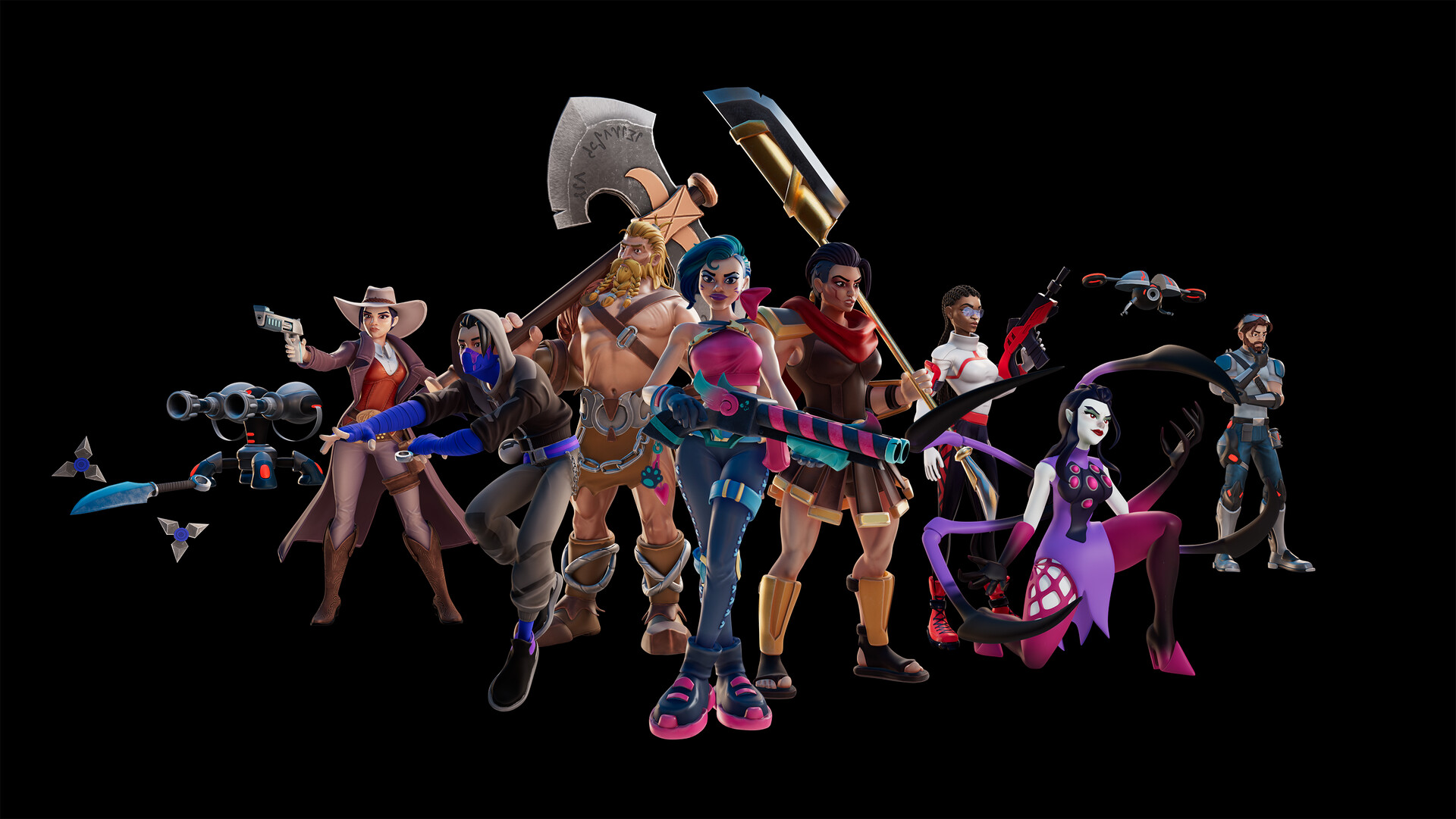 ArtStation - Moba Game Character Renders