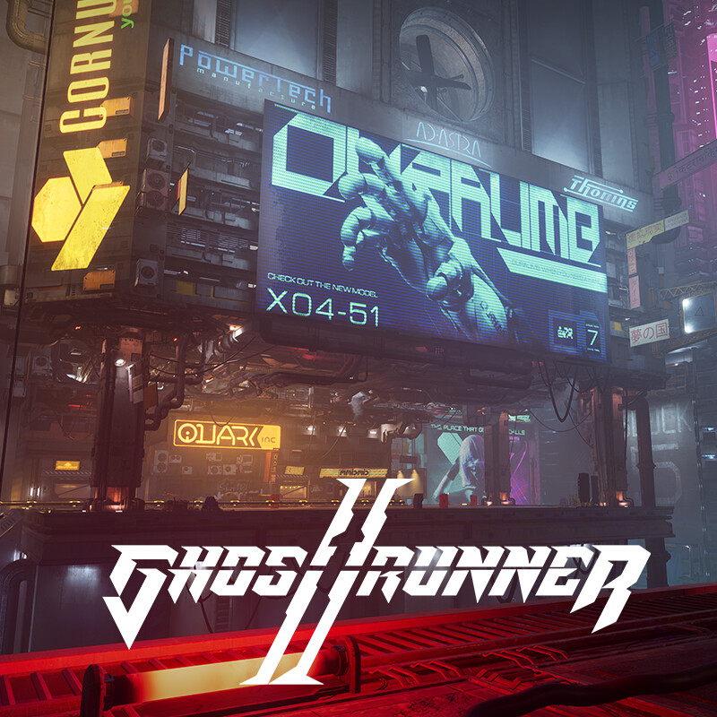 ArtStation - Ghostrunner 2 - Cyber City