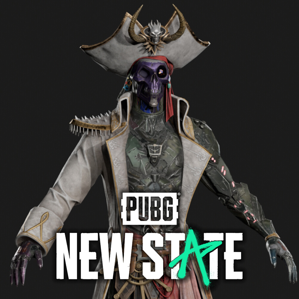 ArtStation - PUBG - Carribean Ghost Costume