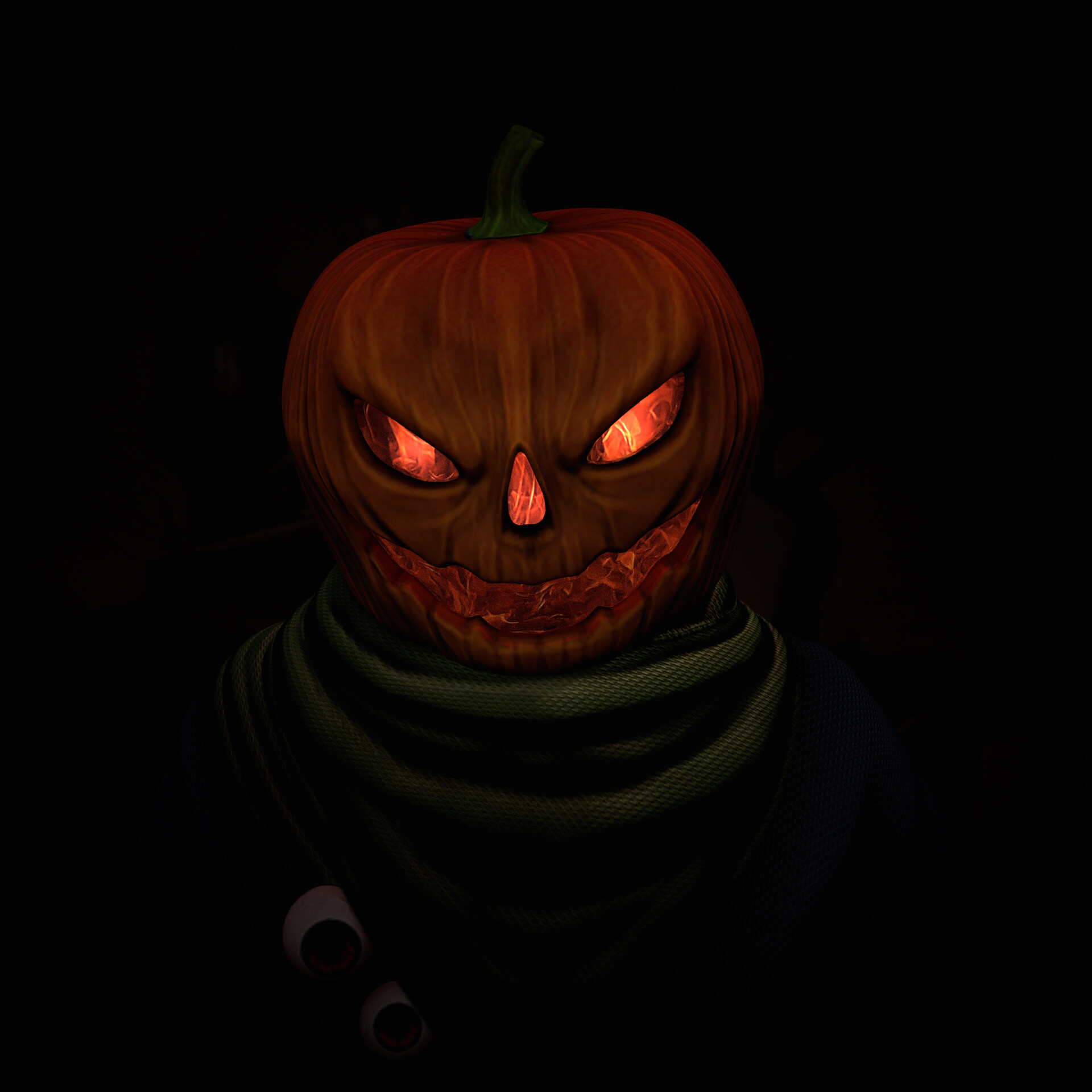 ArtStation - Pumpskin Head