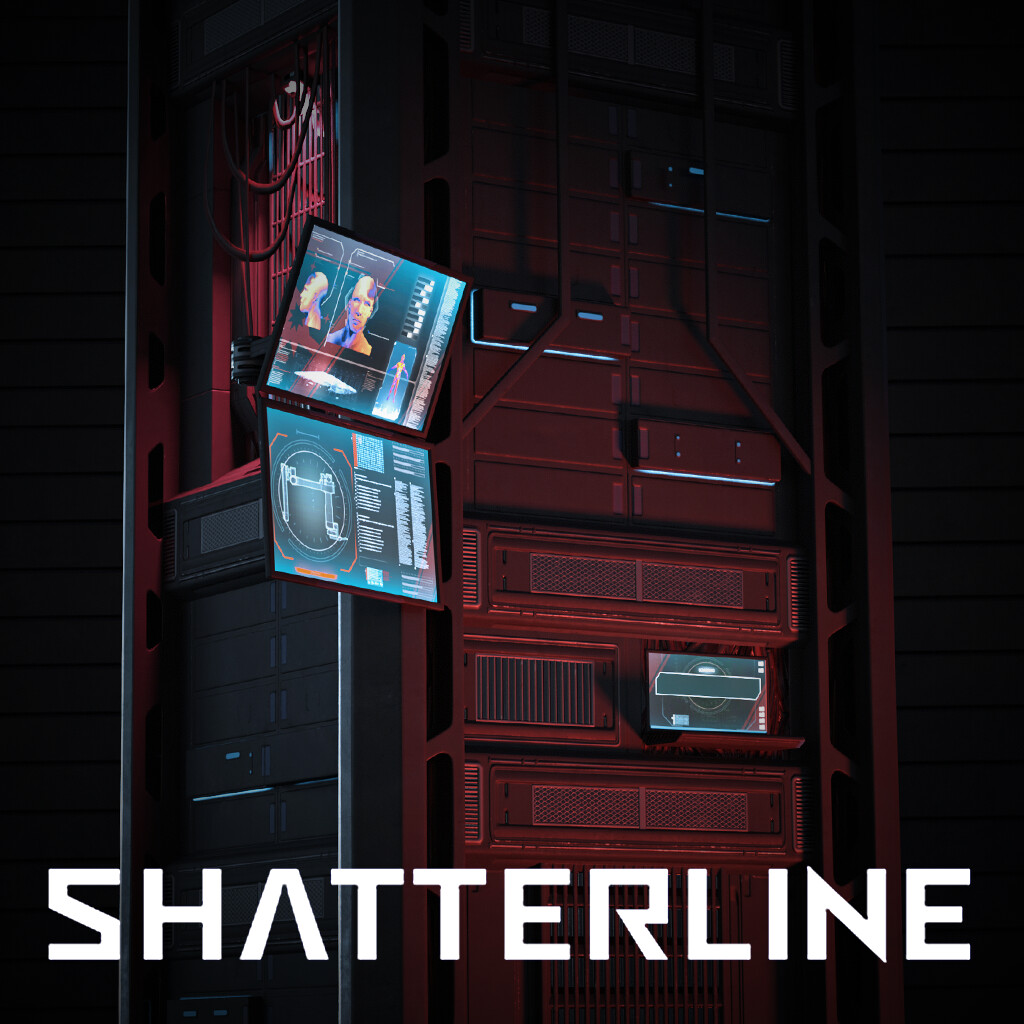 ArtStation - Data center servers