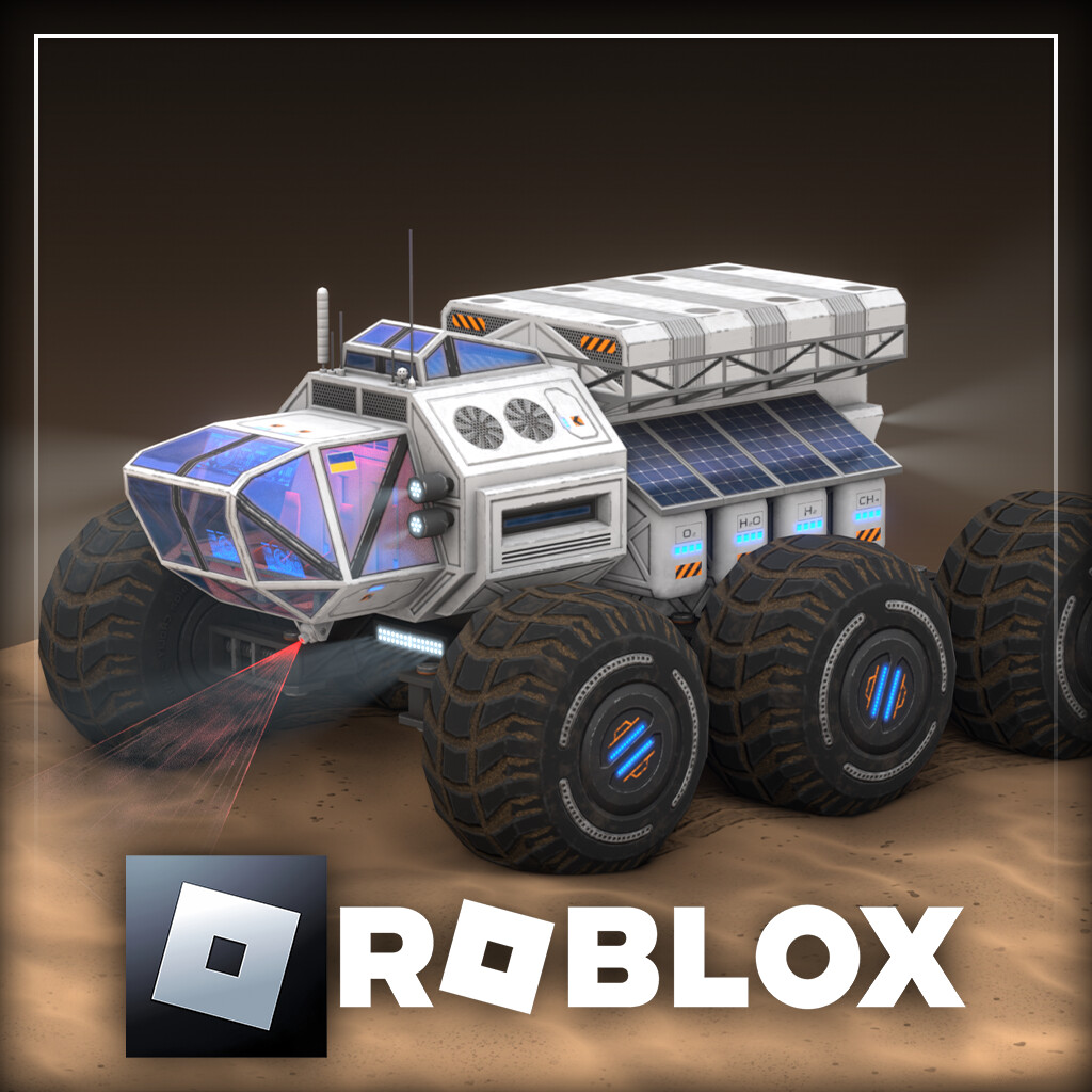 ArtStation - Lowpoly Mars Rover