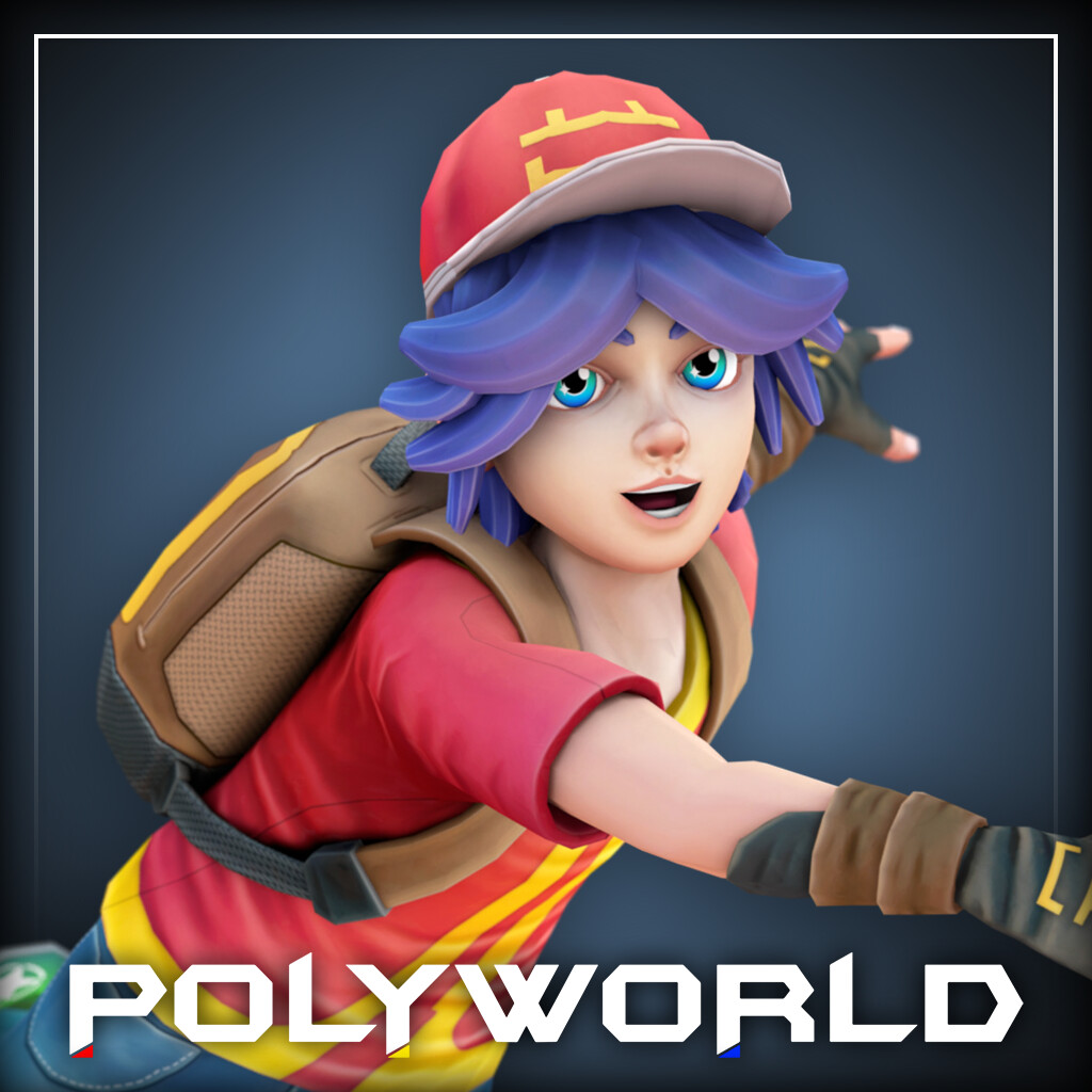 ArtStation - PolyWorld Boy