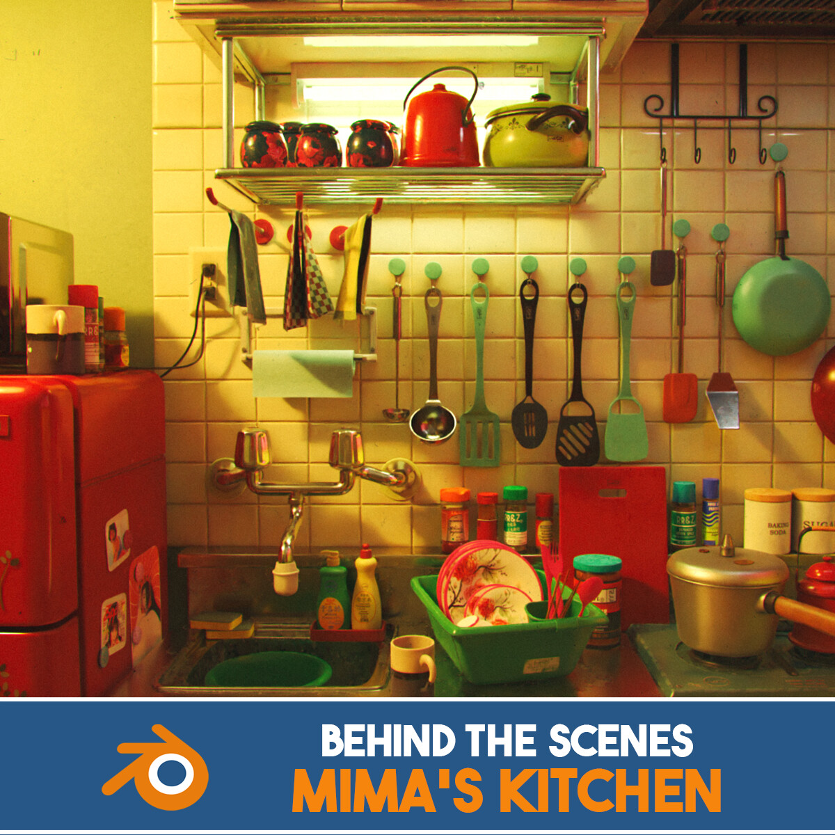 ArtStation - BEHIND THE SCENES - MIMA's KITCHEN