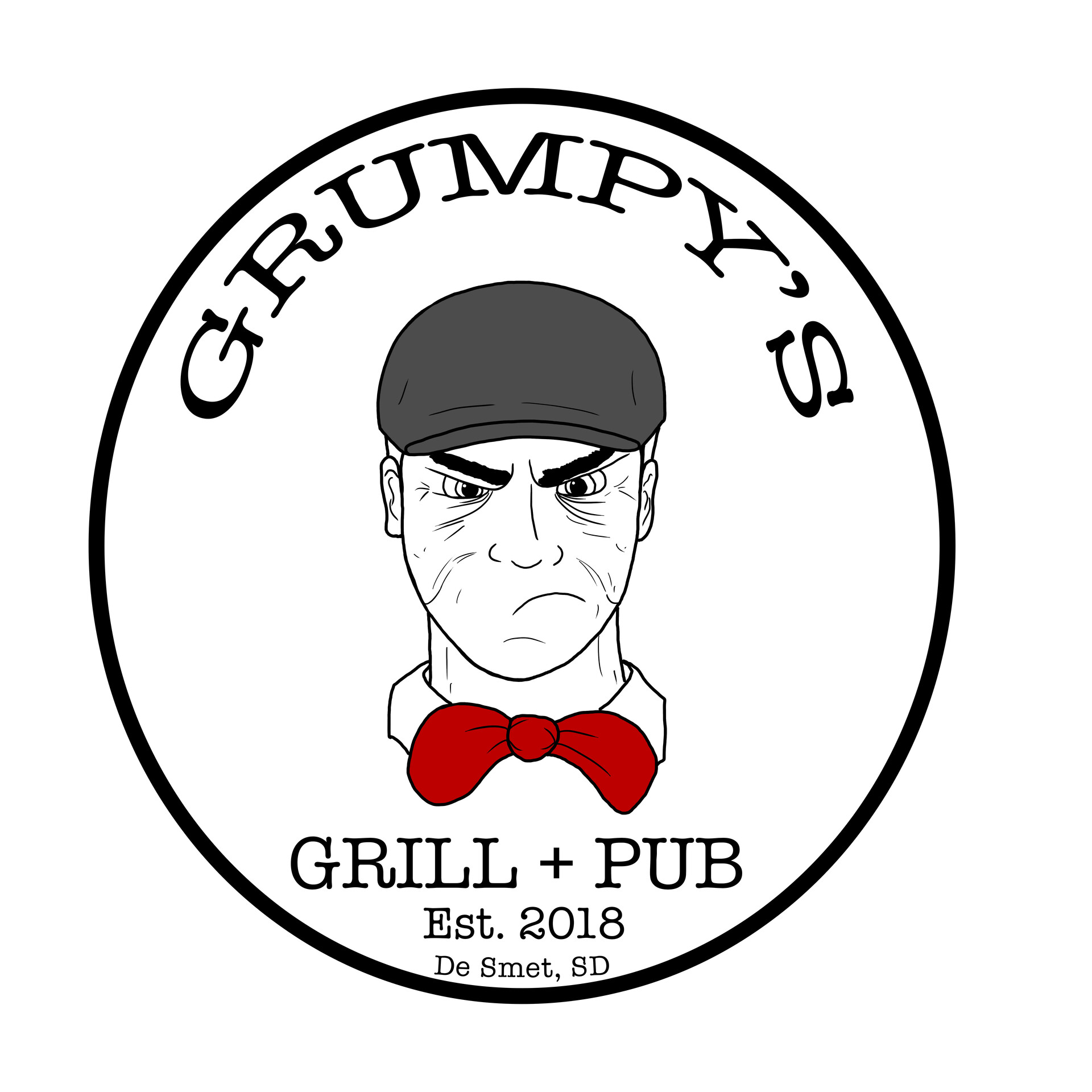 ArtStation - Grumpy's Grill + Pub Logo Design