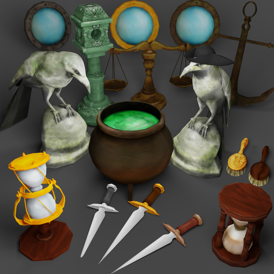 ArtStation - Stylish Hand-Painted Fantasy Game Props Vol. 2