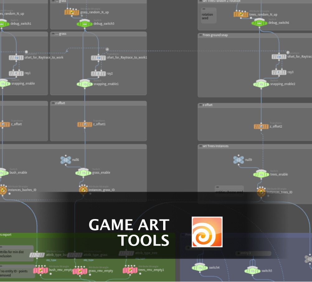 ArtStation - Gamedev Houdini tools 1