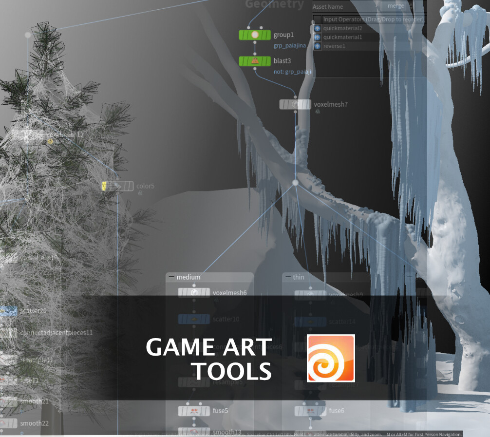 ArtStation - Gamedev Houdini tools 2