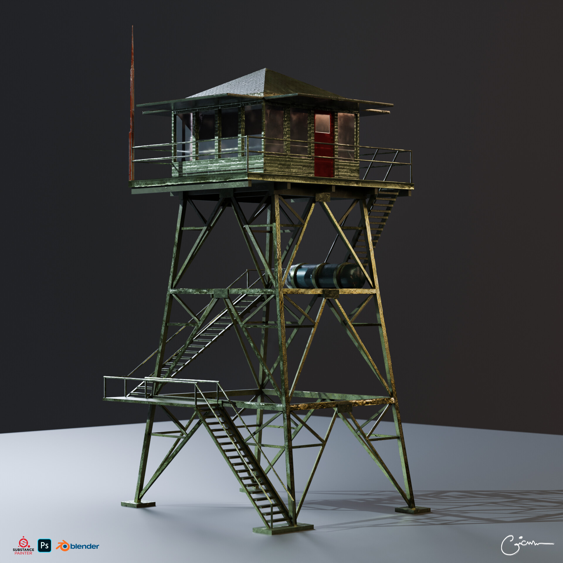 ArtStation - Fire Tower Lookout