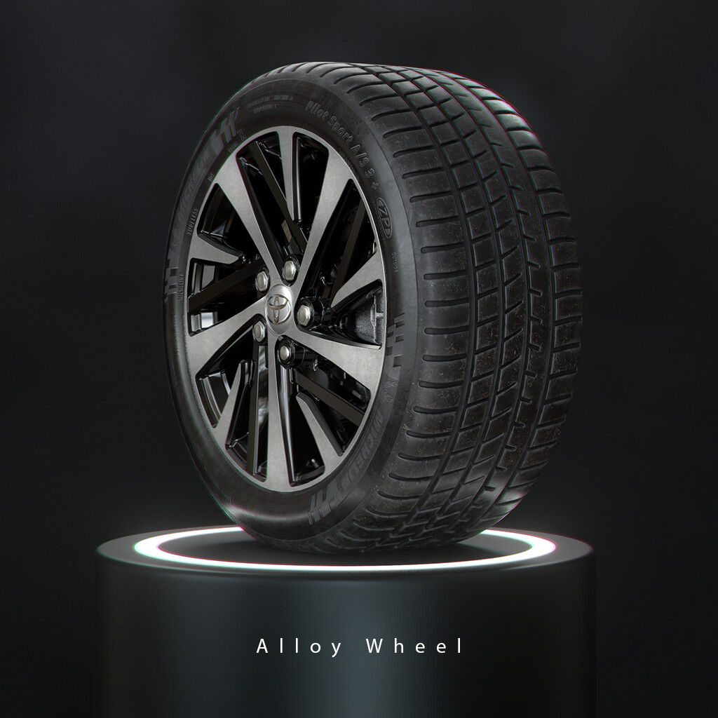ArtStation - Alloy Wheel