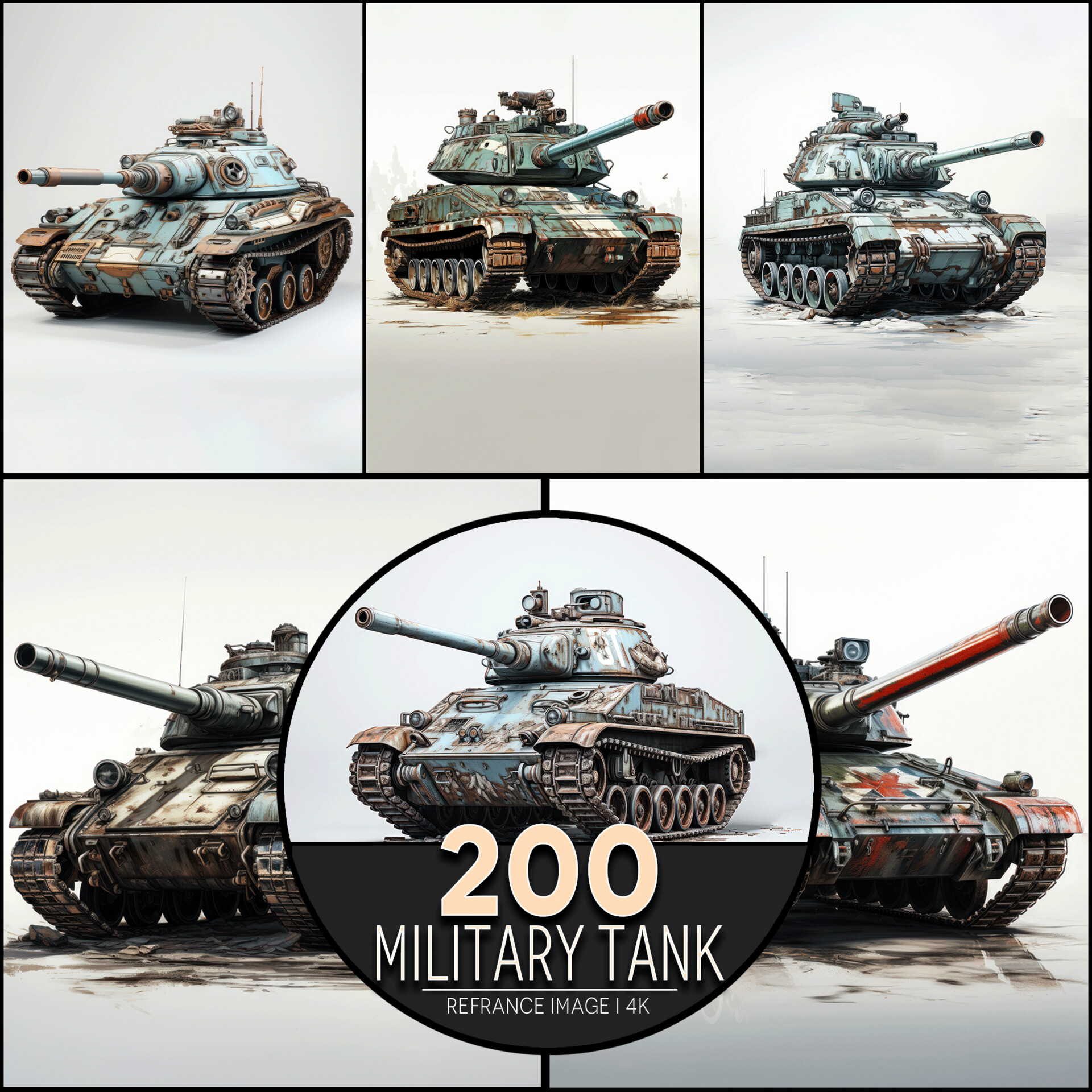 ArtStation - Military Tank 4K Reference/Concept Images