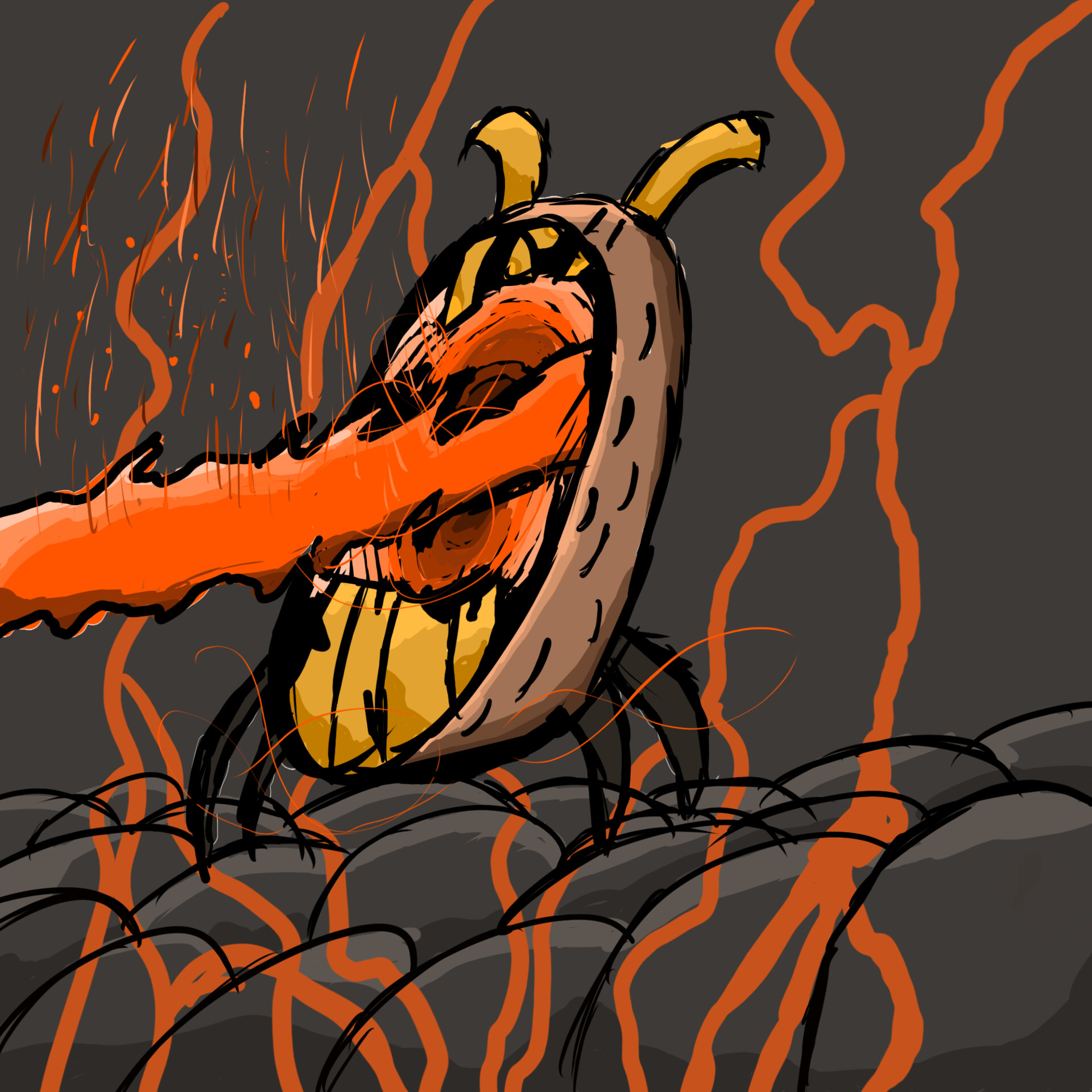 ArtStation - Lava spider