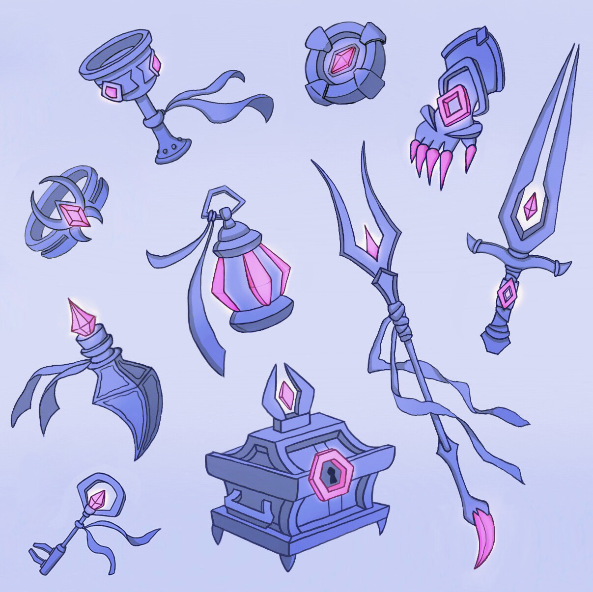 ArtStation - Crystal props