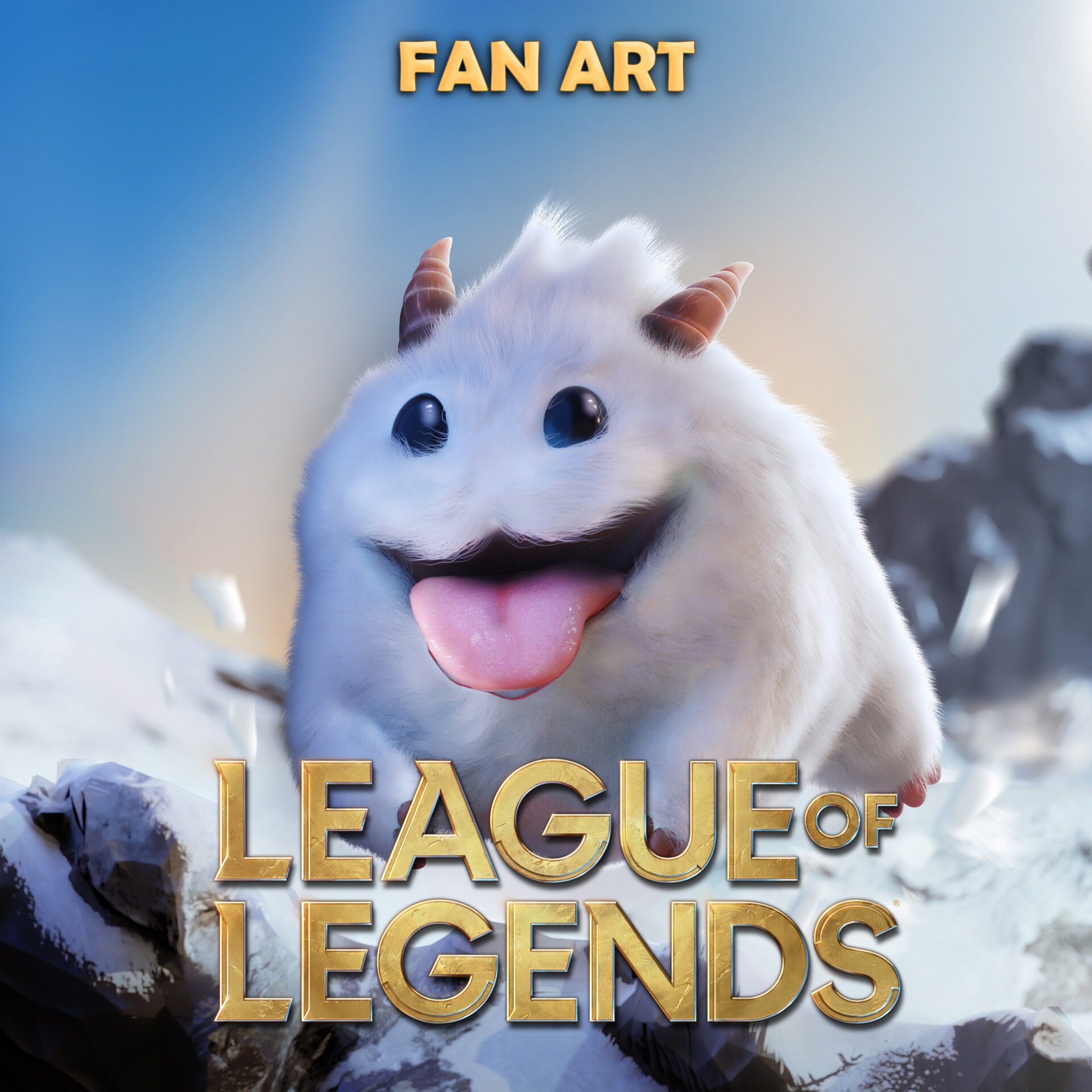 ArtStation - Happy Poro - League of Legends