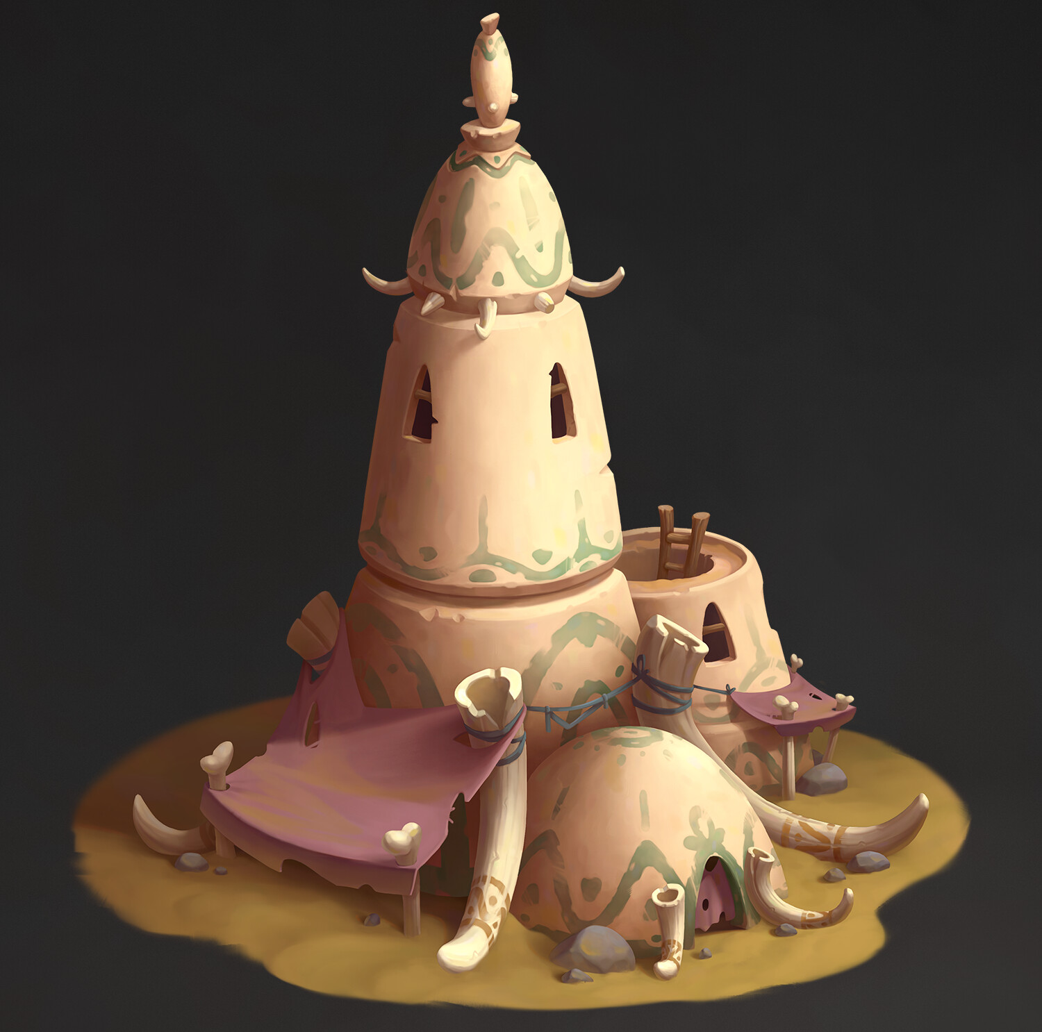 ArtStation - Building_render practice