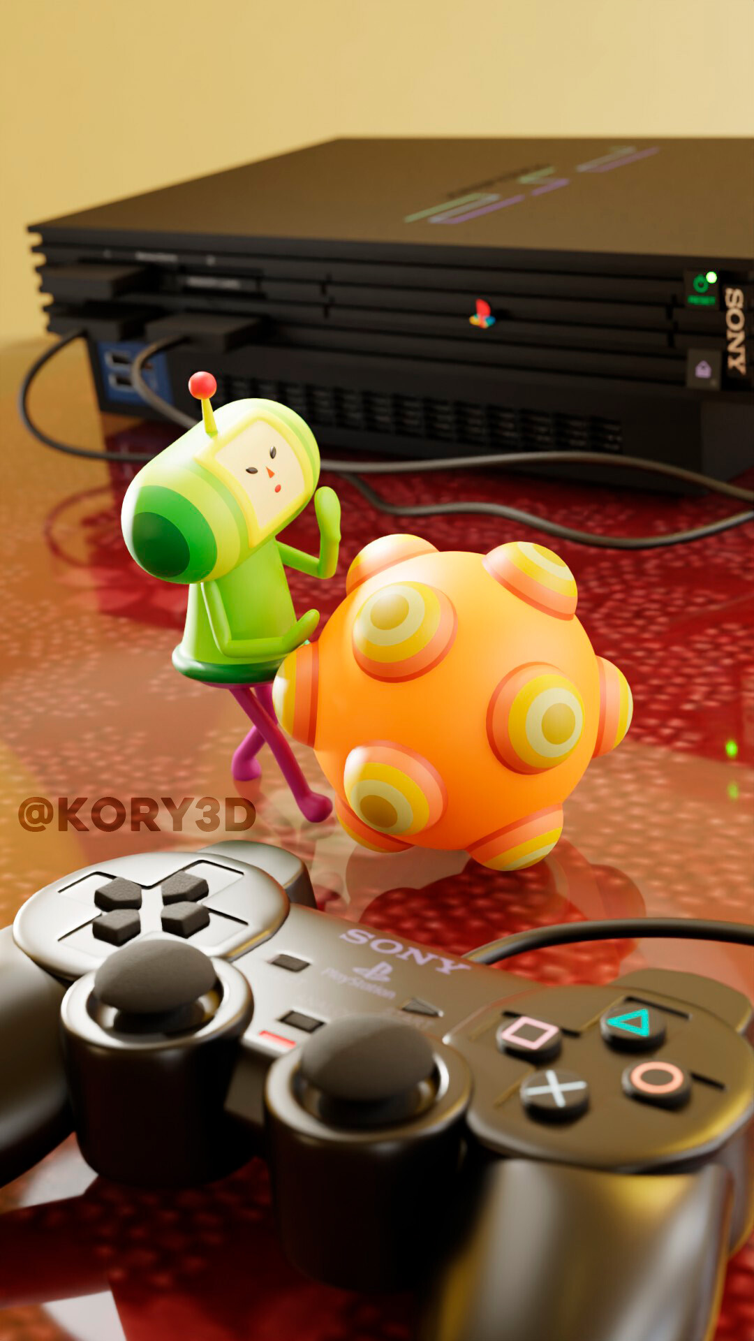ArtStation - Katamari rolling on the table - 3D Animation