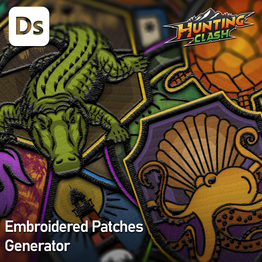 ArtStation - Embroidered Patches Generator