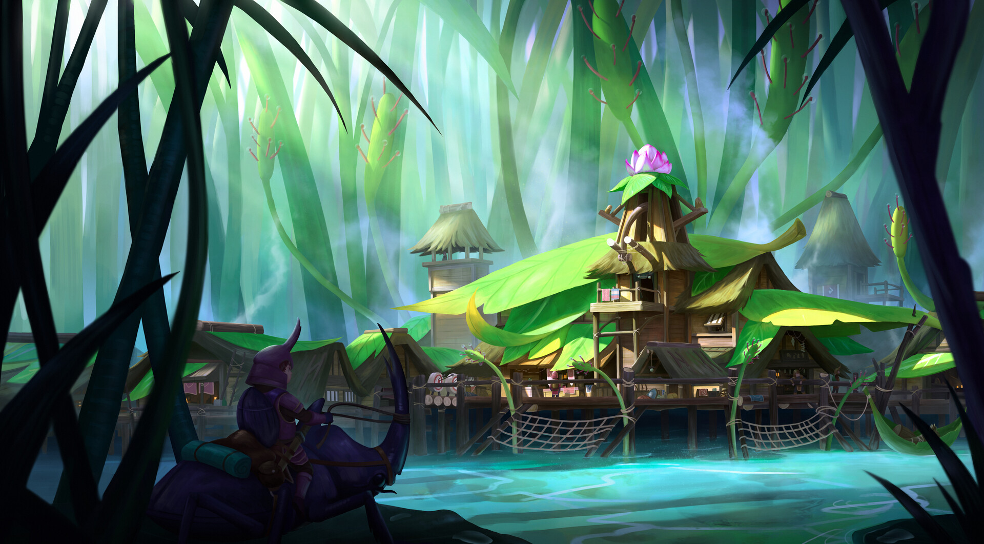 ArtStation - Insect village