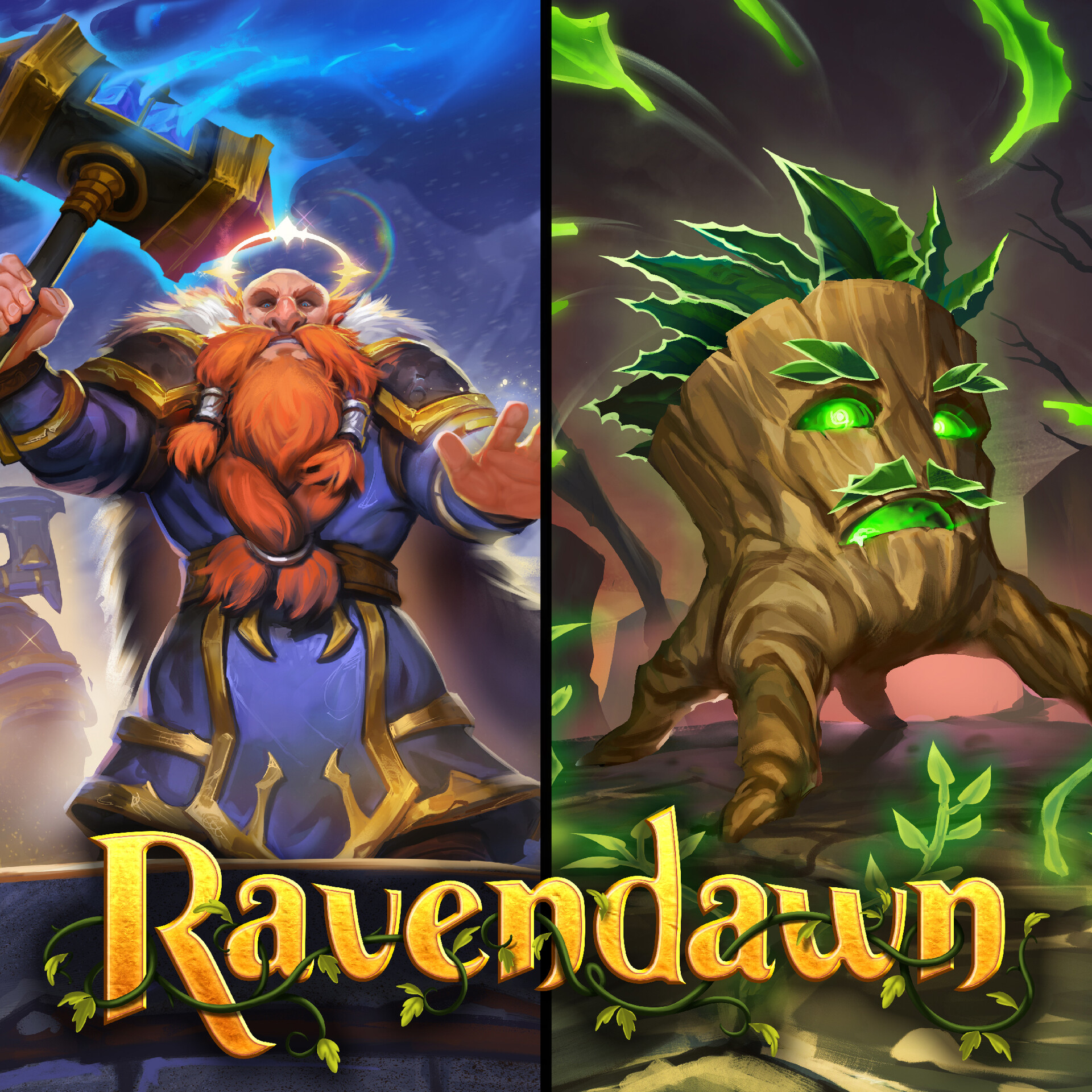 ArtStation - Ravendawn Online - Iceforge Winterlord / Sharpweed Trunk