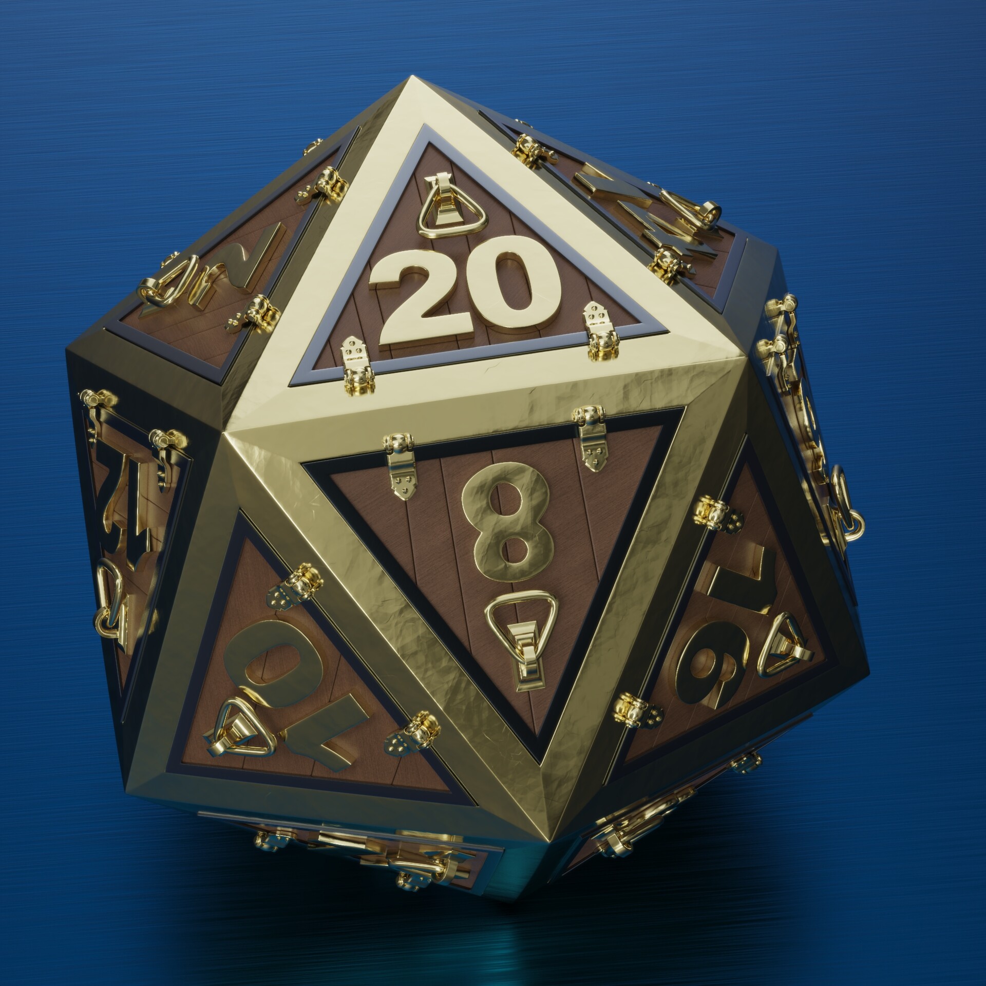 ArtStation - Natural 20 DnD chest