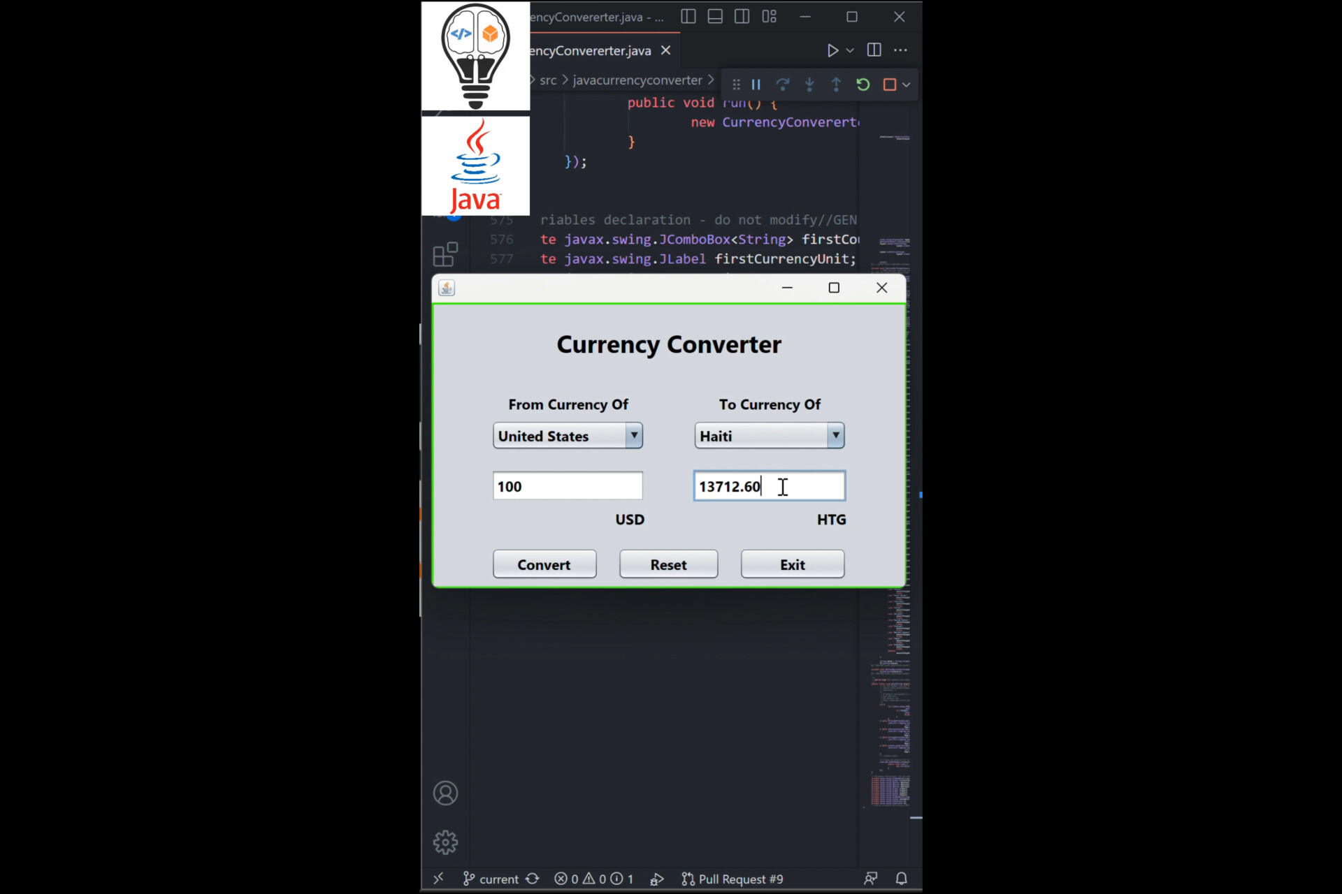 ArtStation - Java: Currency Converter
