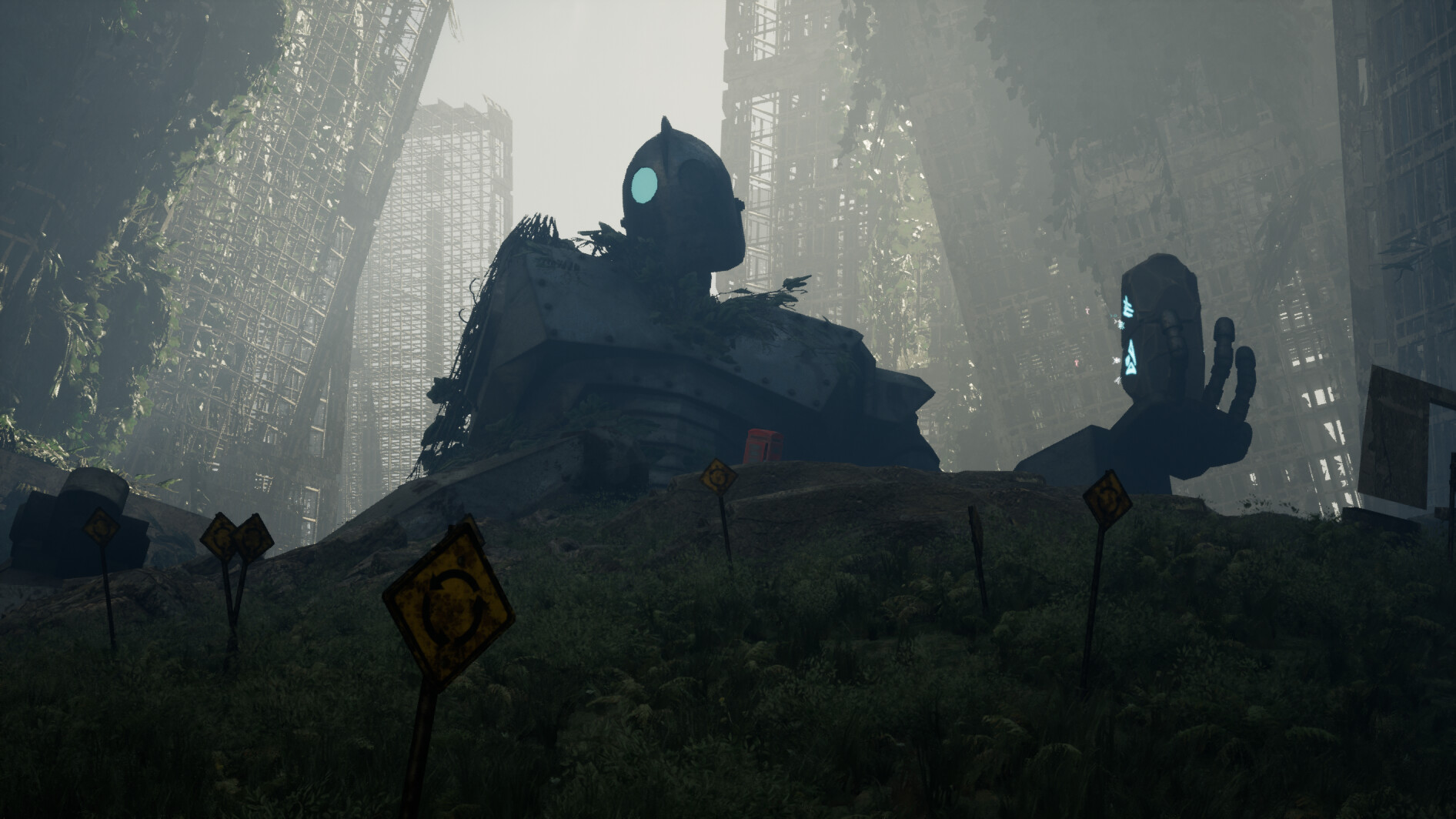 ArtStation - Post_Apo ruins city