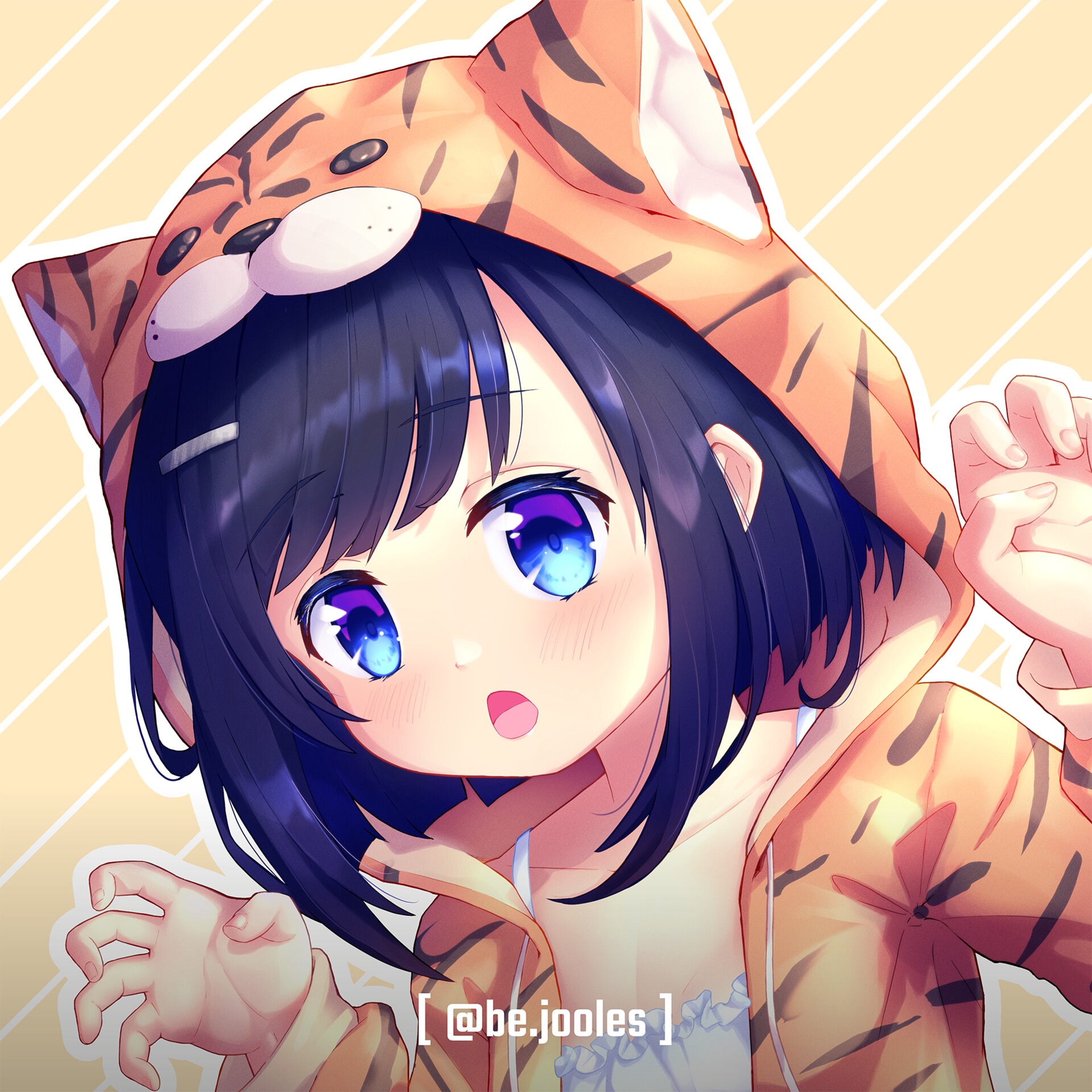 ArtStation - [FanArt] Tiger Fuyu - Gochiusa