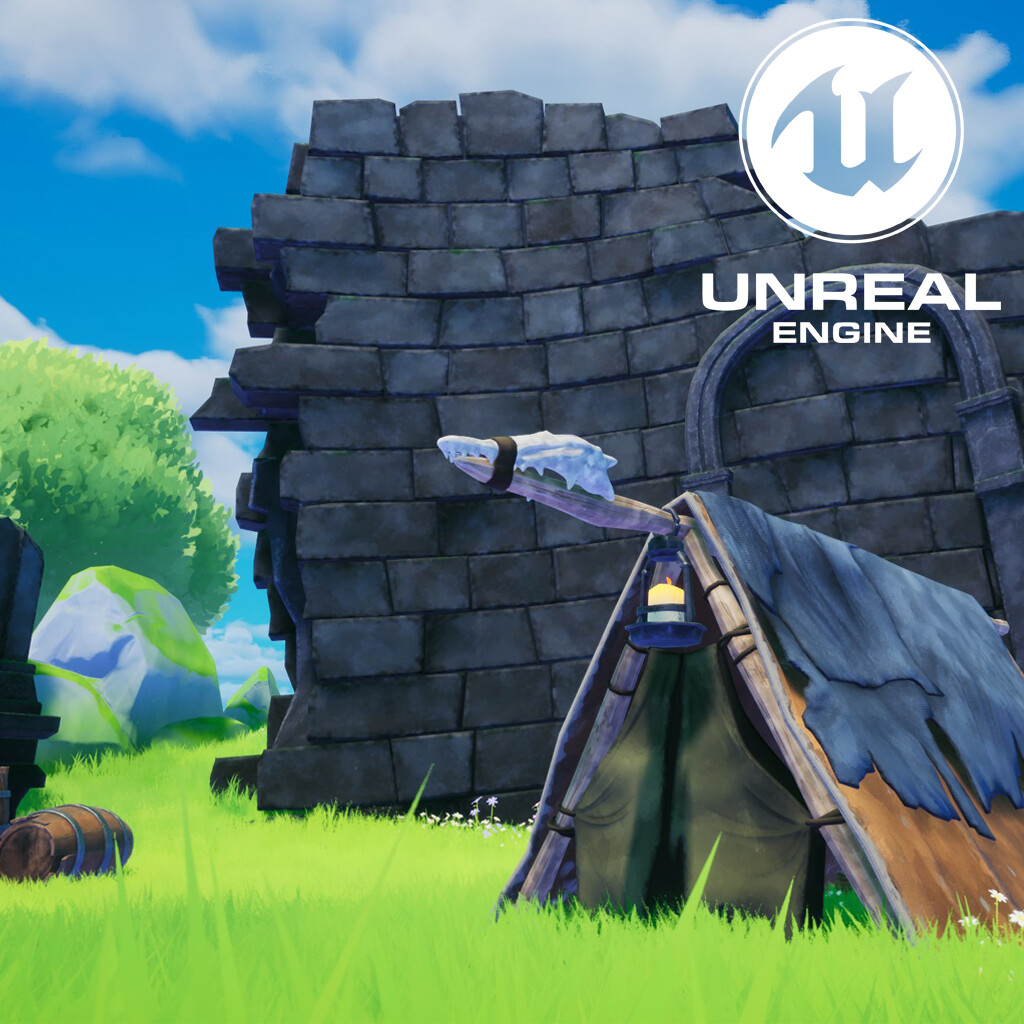 ArtStation - Stylized Camp