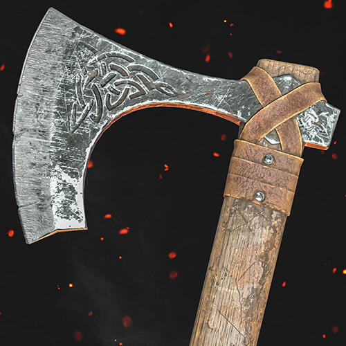 ArtStation - Old viking axe