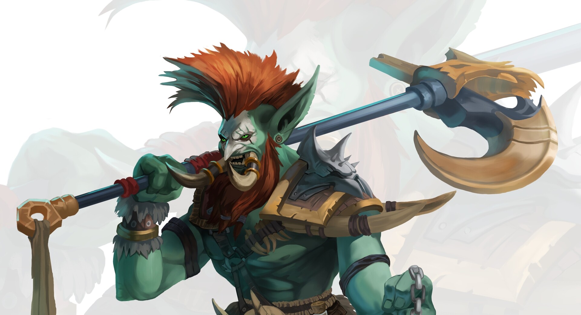 ArtStation - Vol'jin the Fel Lord