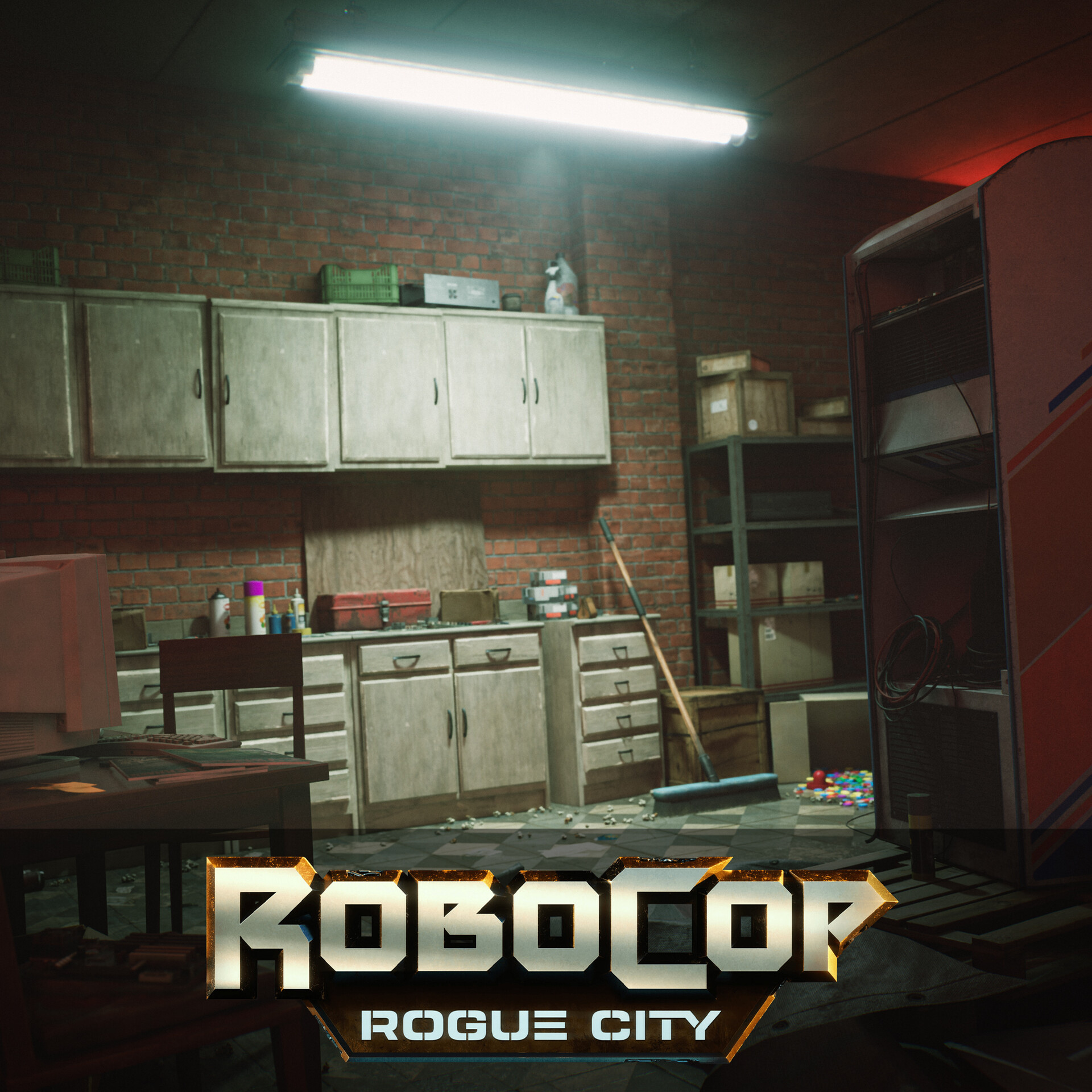 ArtStation - ROBOCOP: Rouge City - Arcade Saloon