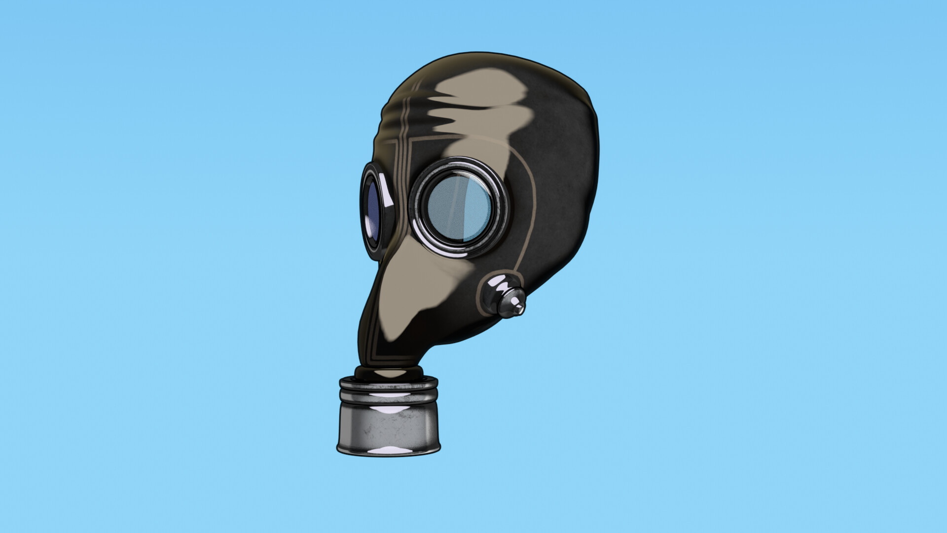 ArtStation - Gas Mask - Respirator