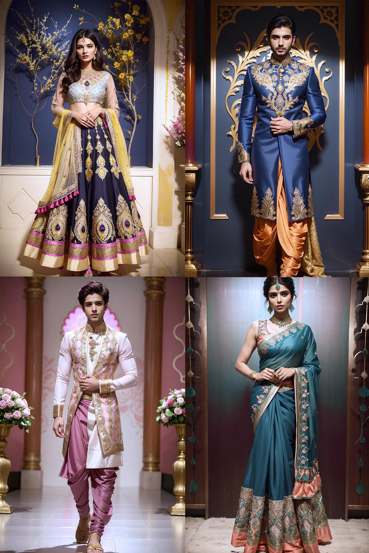 ArtStation - Posh Bollywood Indian Dress